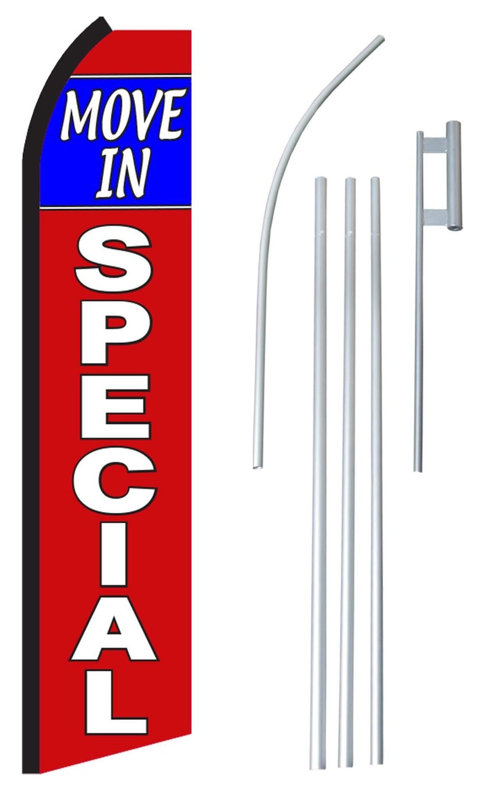- "Move in Special" Complete Flag Kit - Includes 12' Swooper Business ...