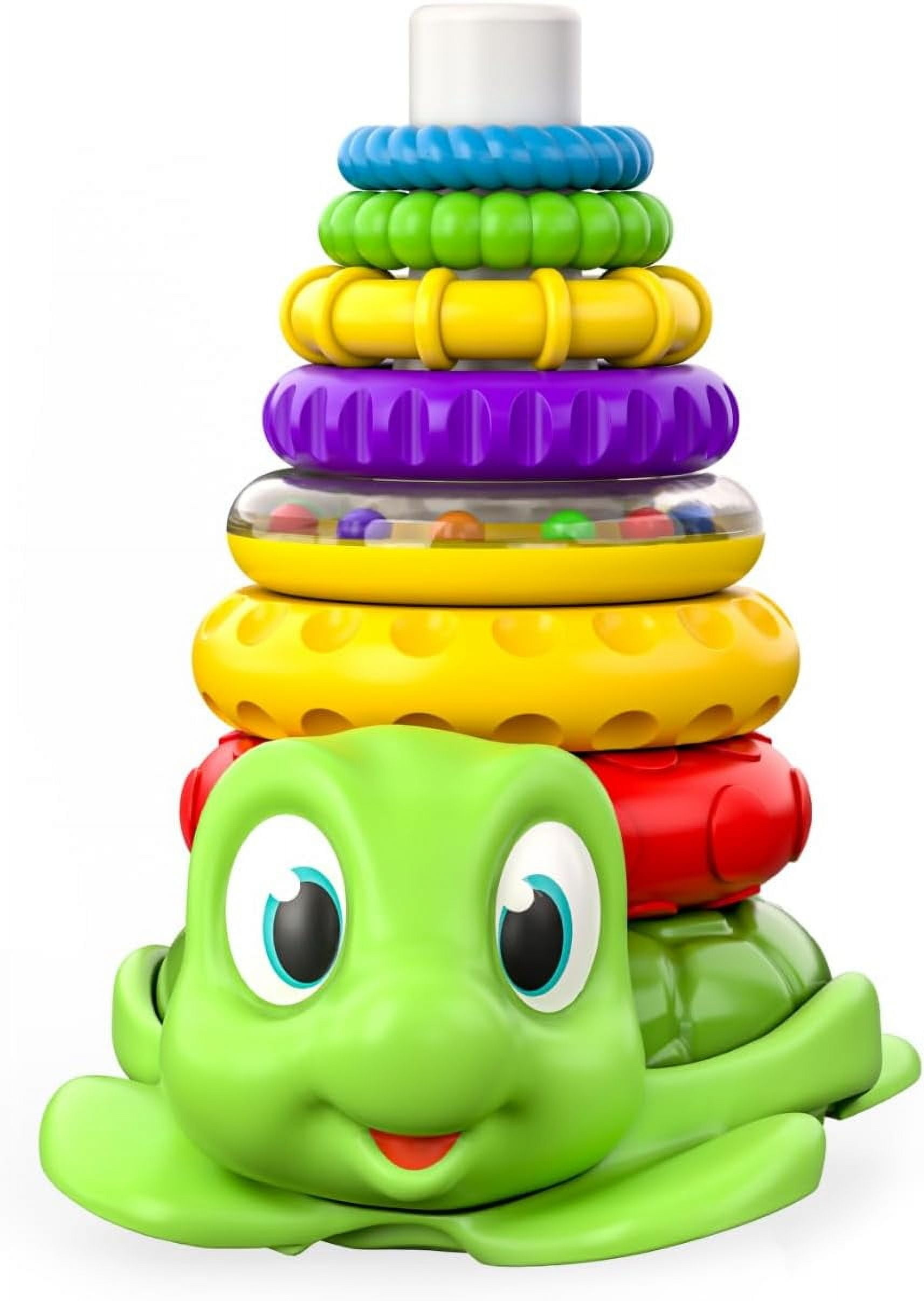 Move2Play, Turtle Stacking Toy, Includes 7 Unique Rings, Montessori ...