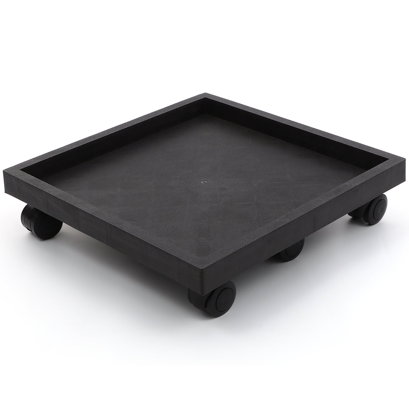 Moveable Flowerpot Plate Tray Wheels Folding Wheelbarrow Brown ...