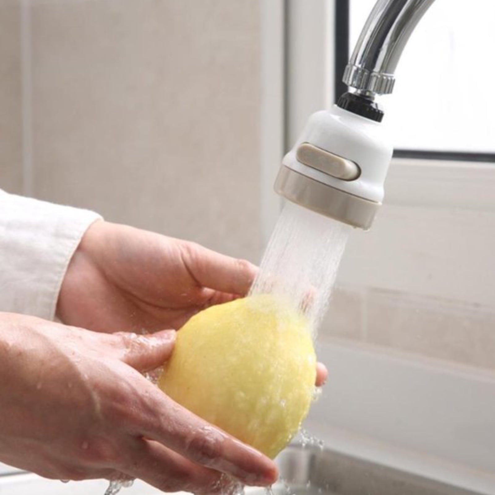 Moveable Kitchen Tap Head, 360-Degree Twist Rotatable Water Faucet ...