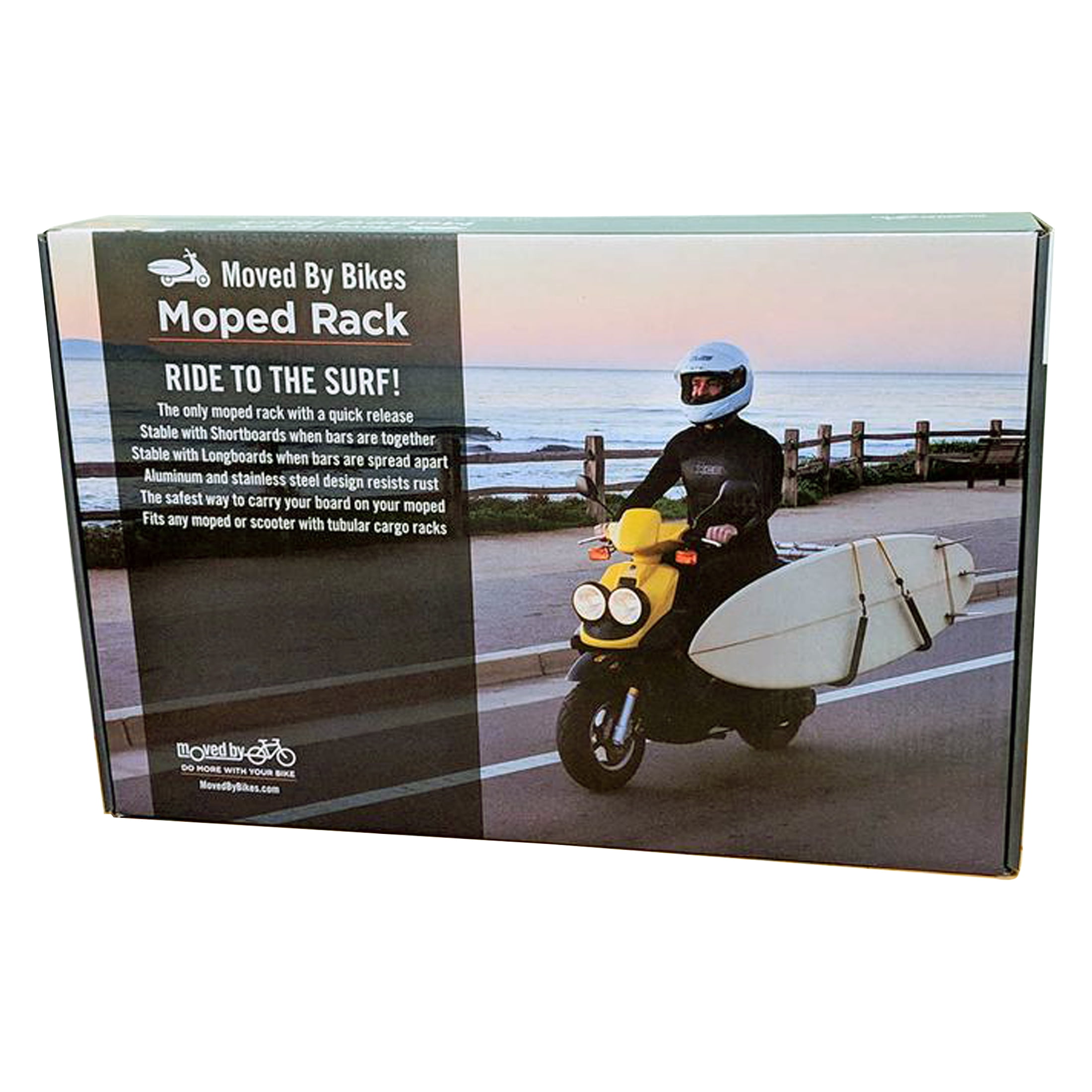 Moved by Bikes Bike Rack RR MBB Surfboard for Moped - MBBM2S01 ...