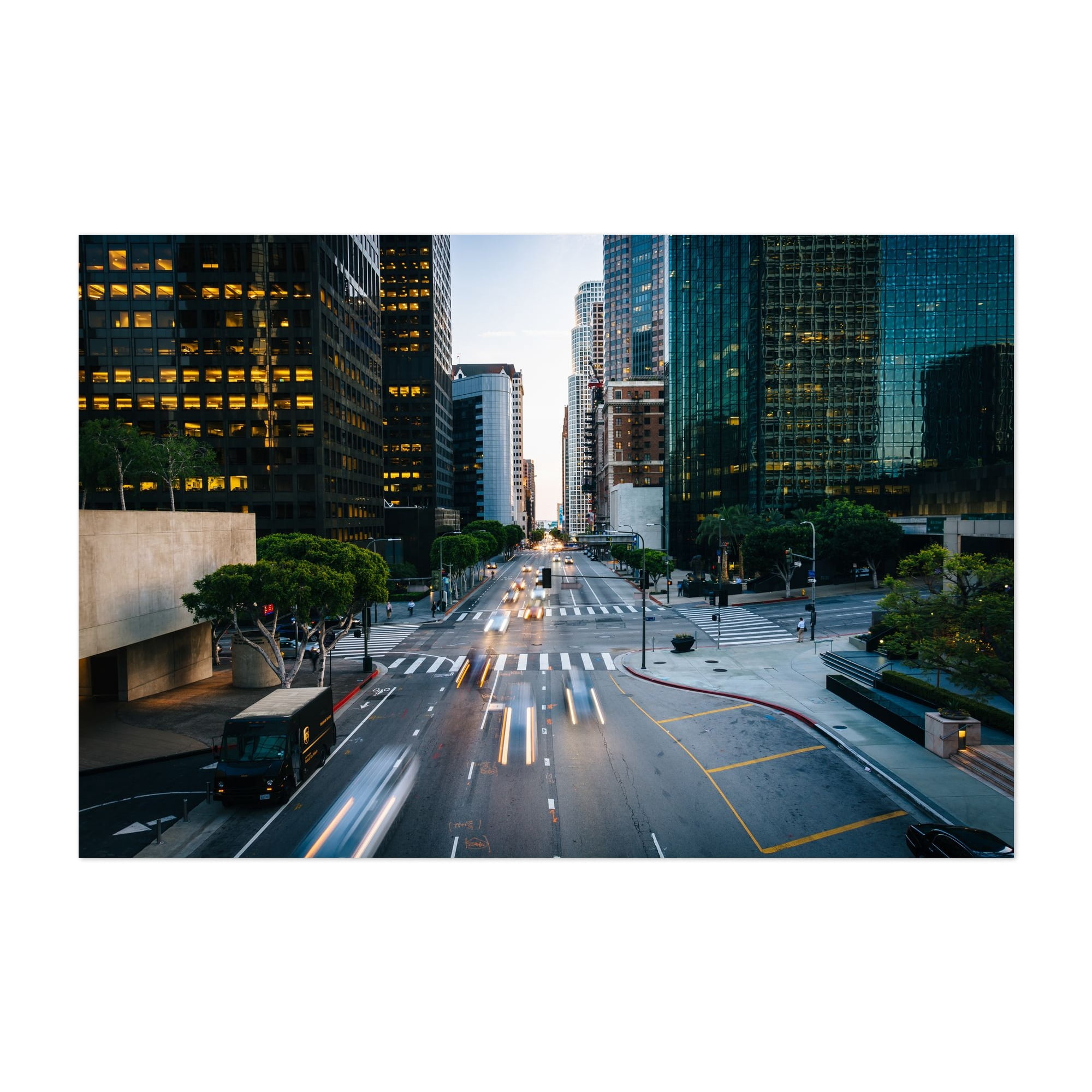 Movement on Figueroa - Los Angeles California Photography City Skyline ...