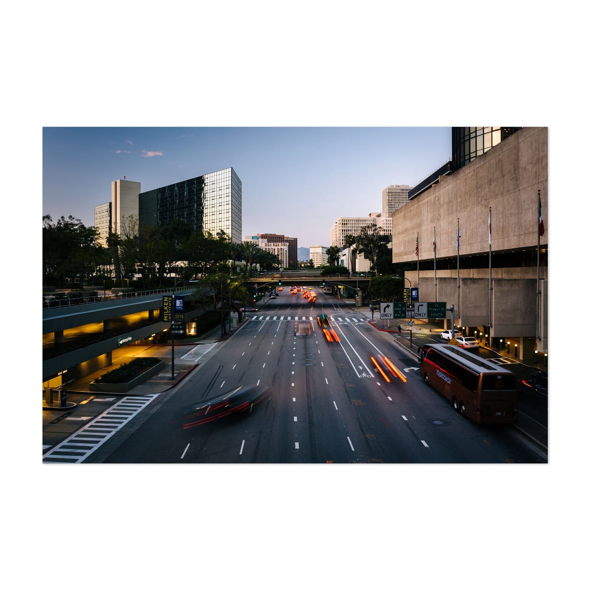 Movement on Figueroa 02 - Los Angeles California Photography Cityscape ...