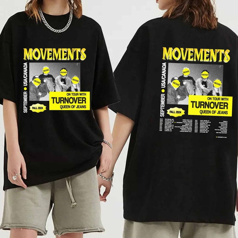 Movements Fall Tour 2024 Shirt, Movements Band Fan Shirt, Movements ...