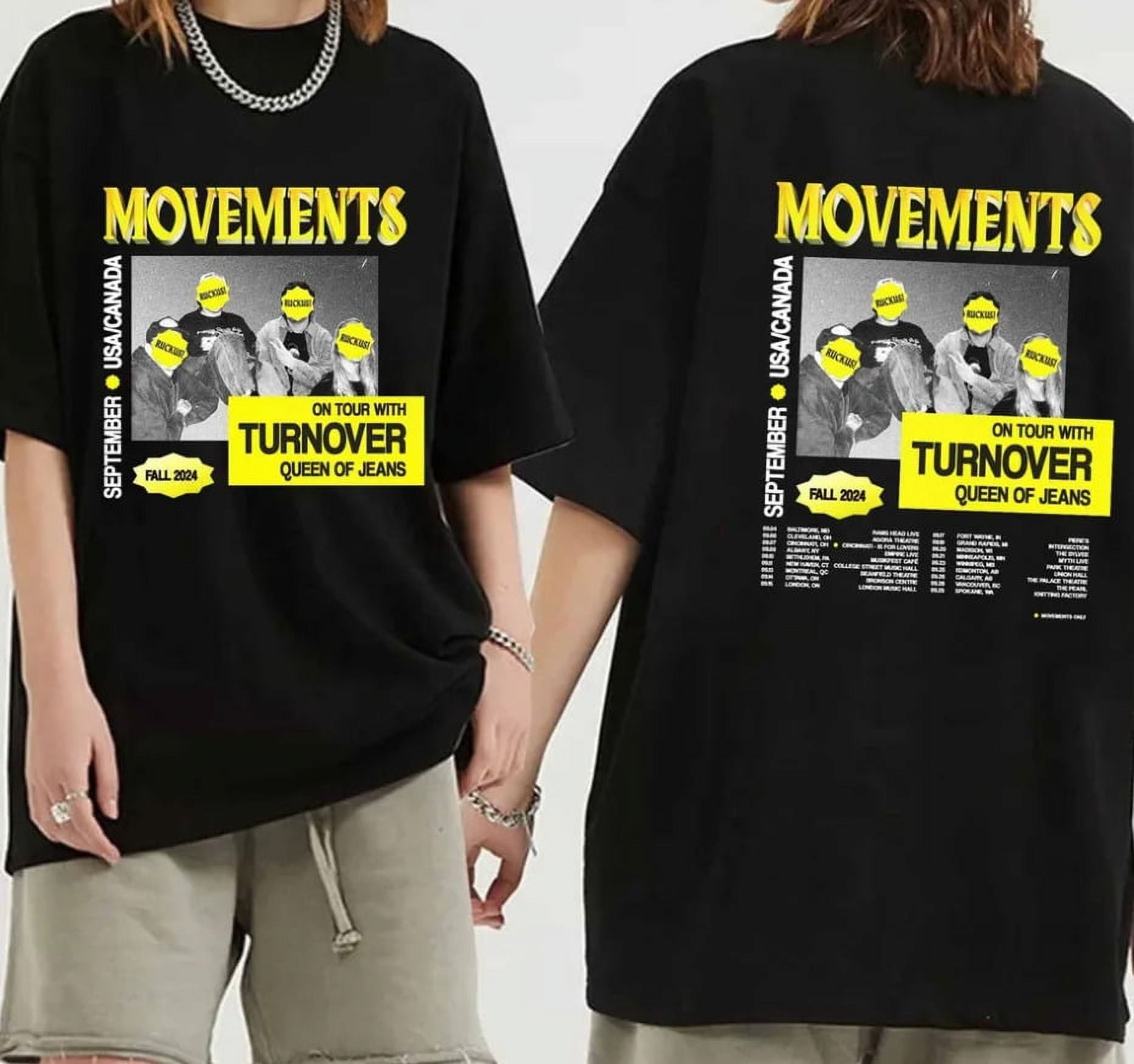 Movements Fall Tour 2024 Shirt, Movements Band Fan Shirt shirt ...