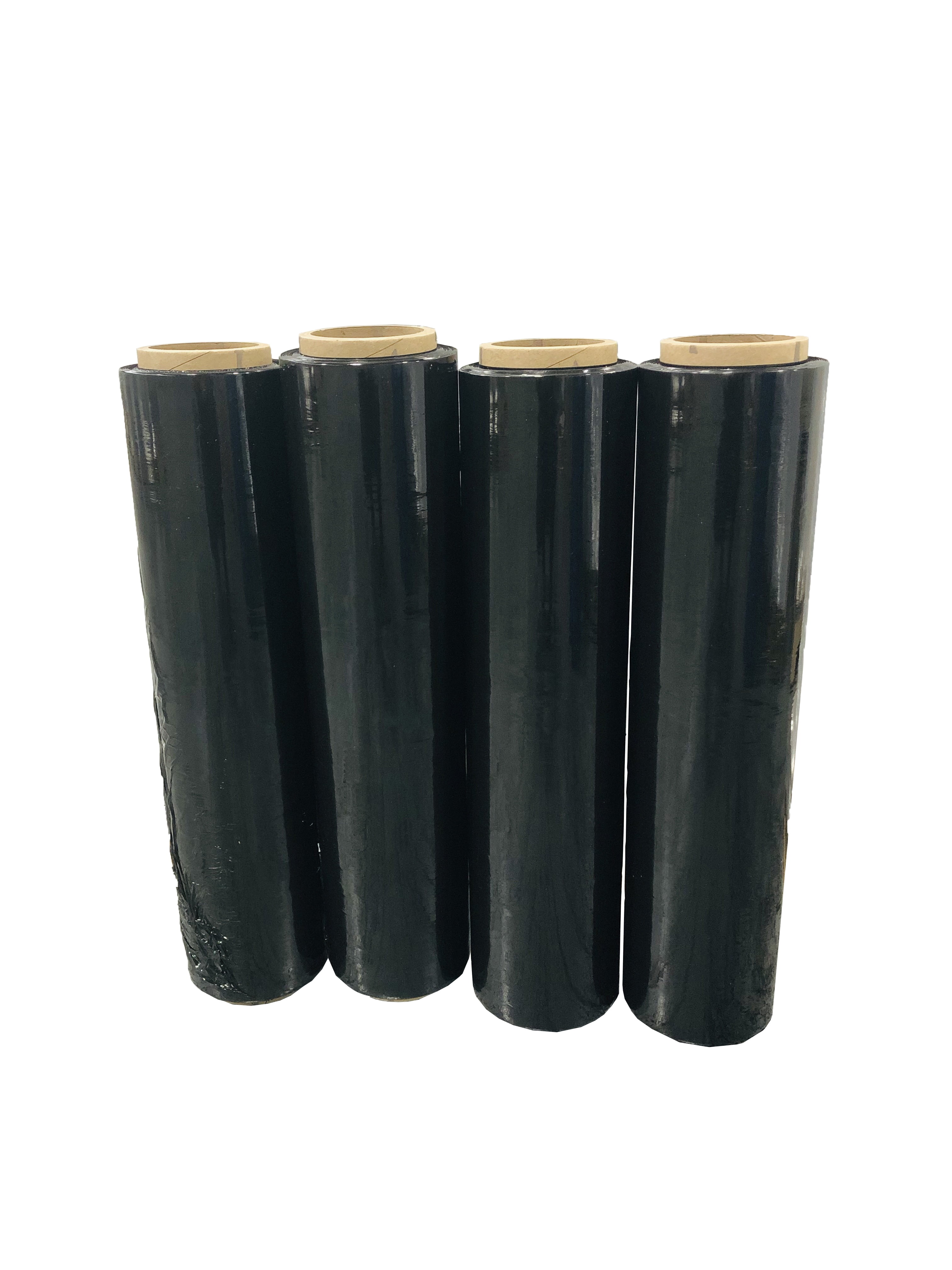 Mover's Stretch Wrap Black Hand Shrink Plastic Film for 20 Inch x 1000 ...