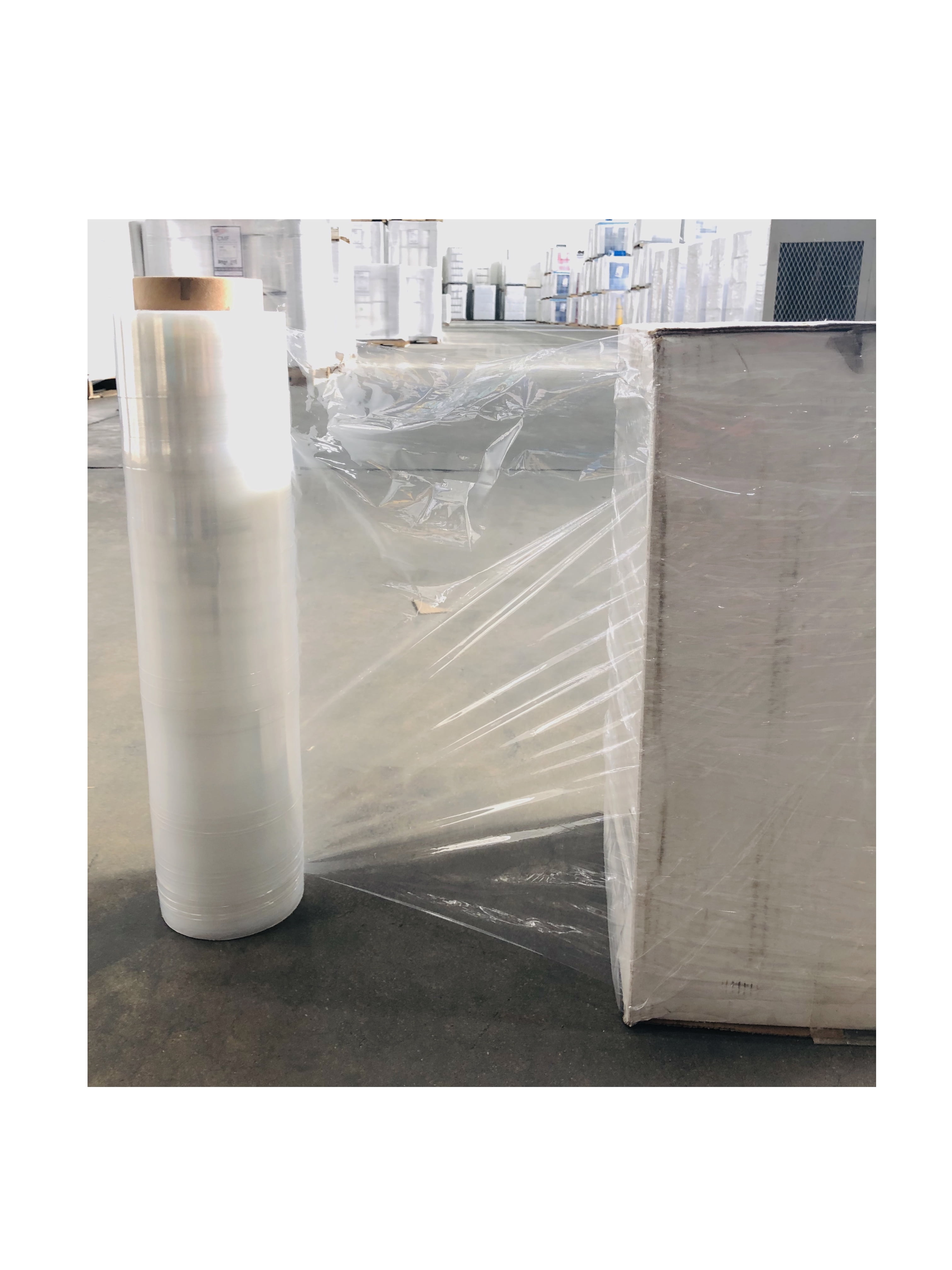 Movers Pre-Stretch Wrap Clear Conventional Film to Extend Shelf Life ...