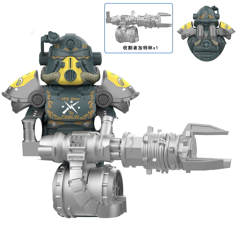 Movie Bricks Radiation For Toy Gifts Cooper T60 Power Armor X-01 Mech ...