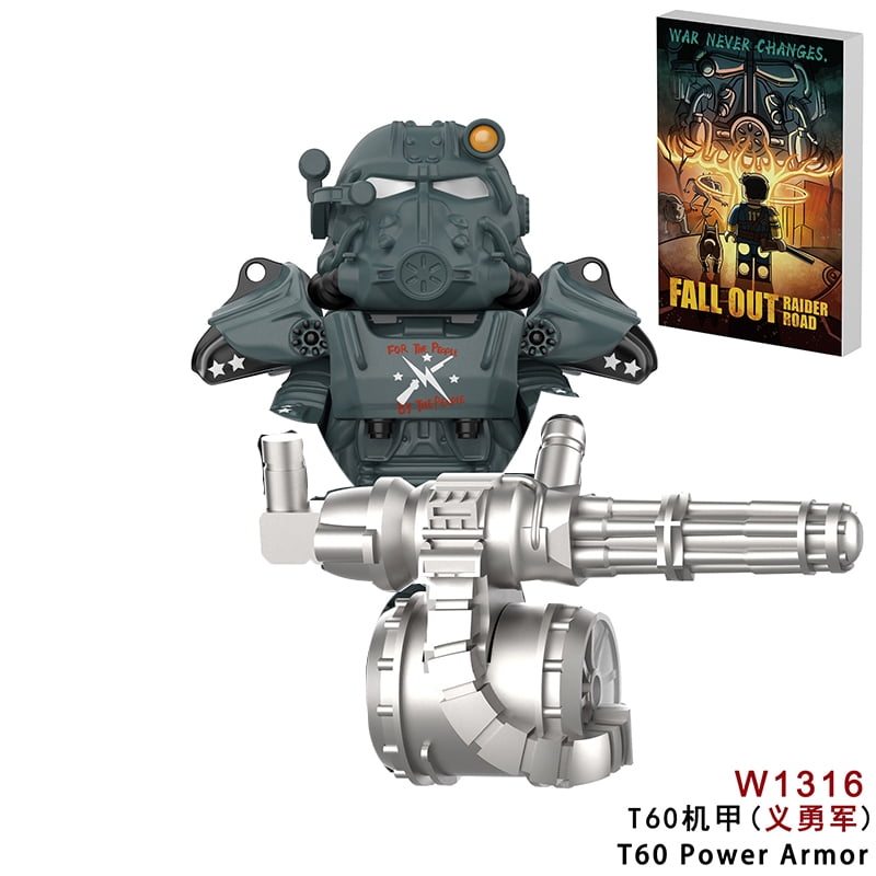 Movie Bricks Radiation For Toy Gifts Cooper T60 Power Armor X-01 Mech ...