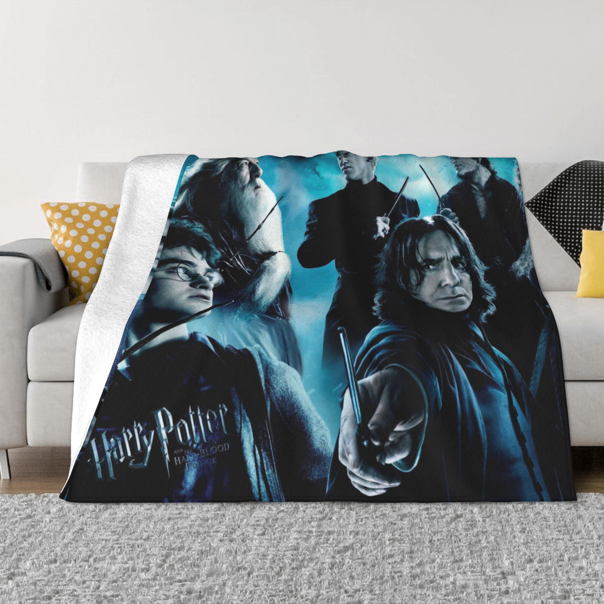 Movie Cartoon Harry Potter Throw Blanket Soft Plush Travel Blanket For ...