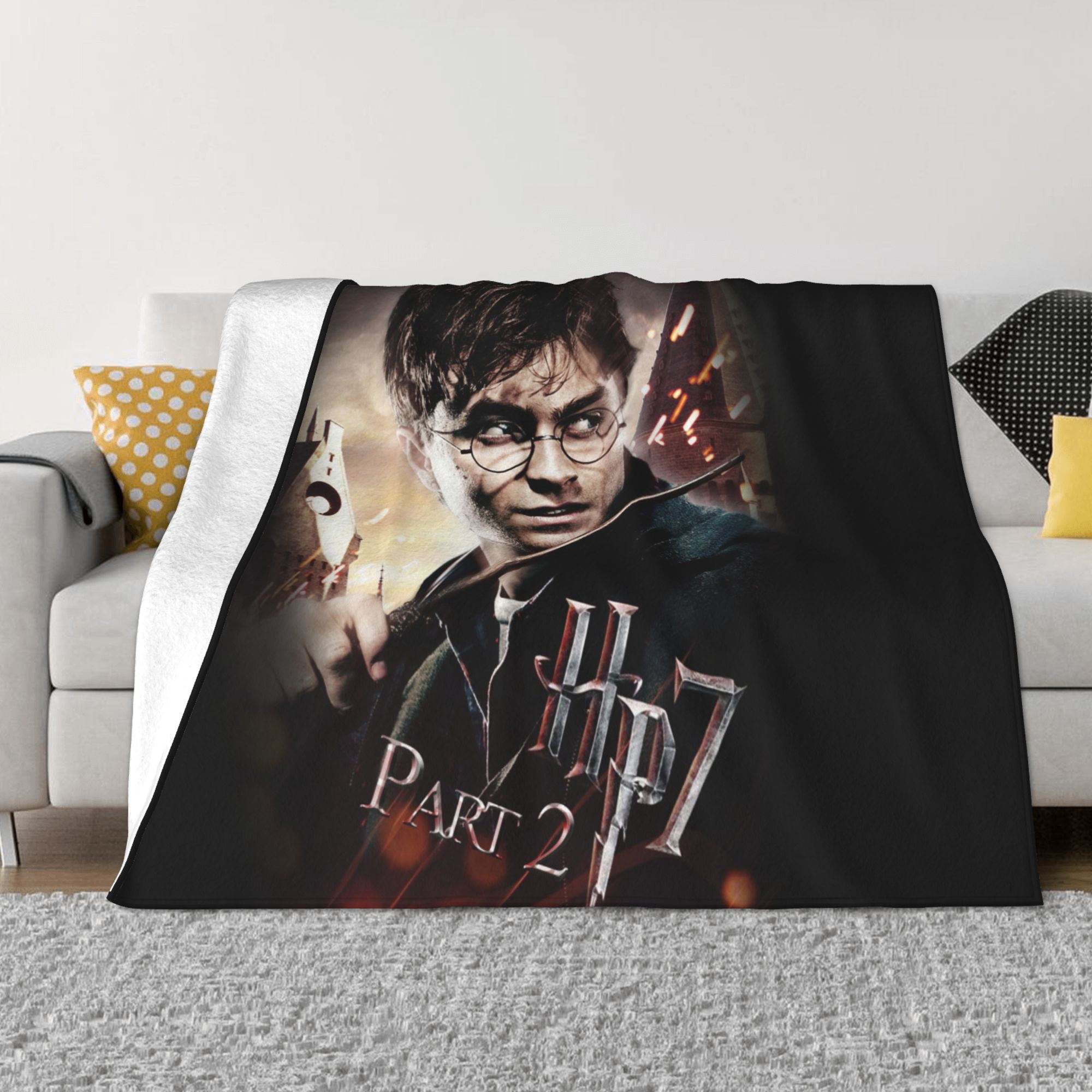 Movie Cartoon Harry Potter Throw Blanket Soft Plush Travel Blanket For ...