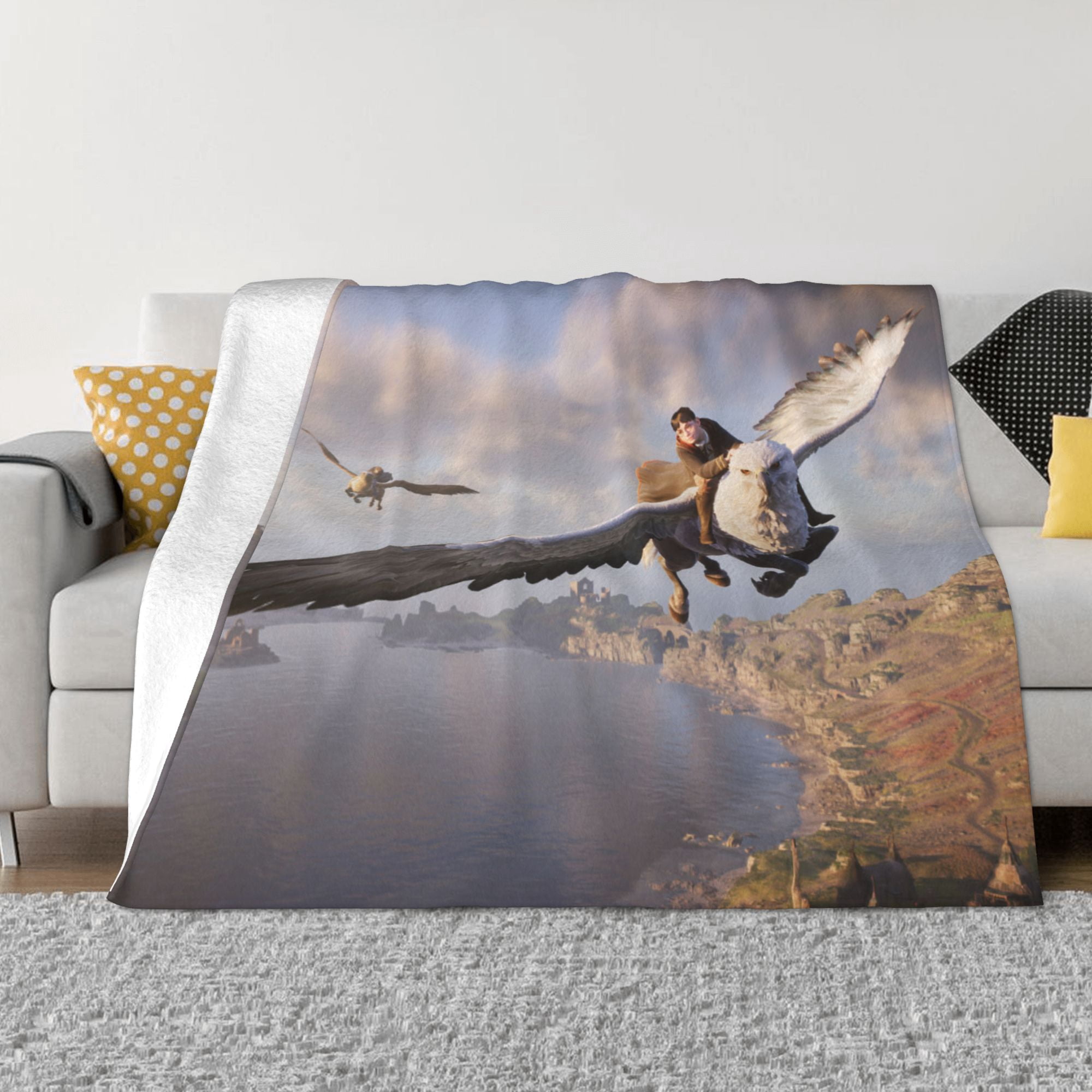 Movie Cartoon Harry Potter Throw Blanket Soft Plush Travel Blanket For ...