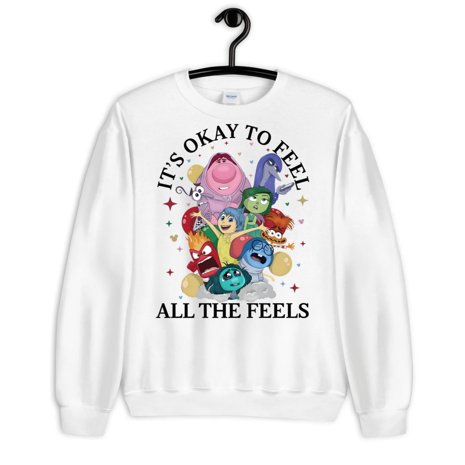 Movie Character Graphic Tee, It's Okay To Feel All The Feels Emotions ...