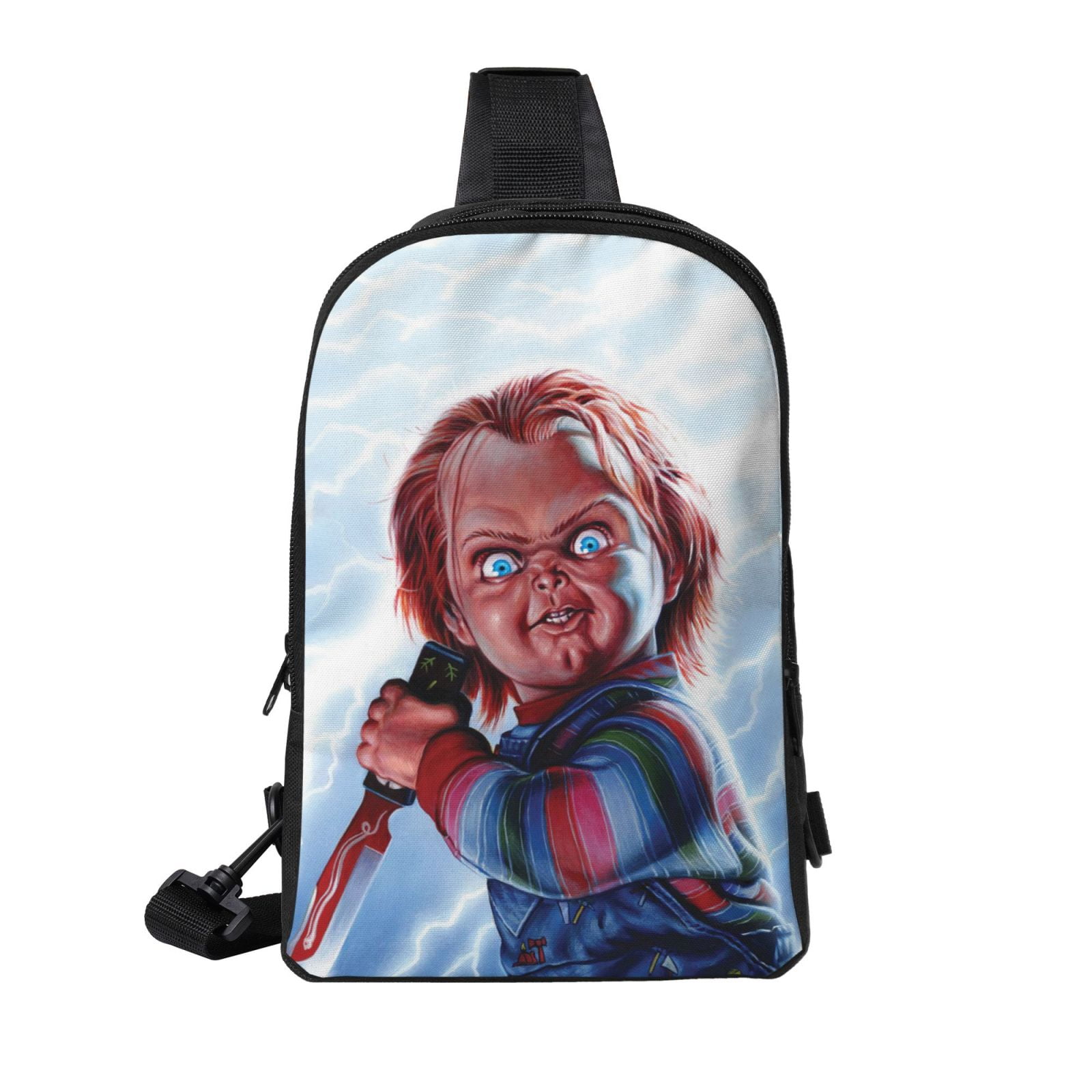 Movie Chucky Chest Bags For Women Men Teen Sling Bag Crossbody Backpack ...