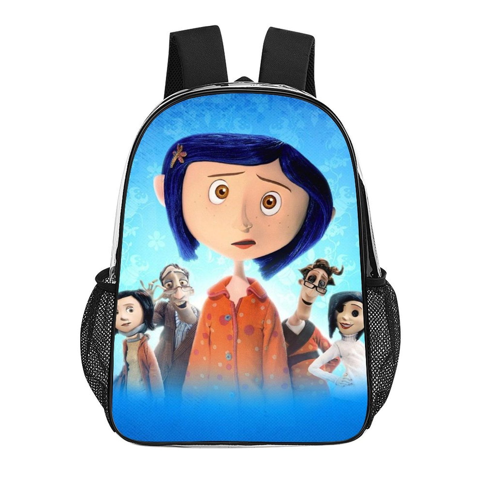 Movie Coraline Clear Backpack Laptop Daypack School Bookbag Large ...