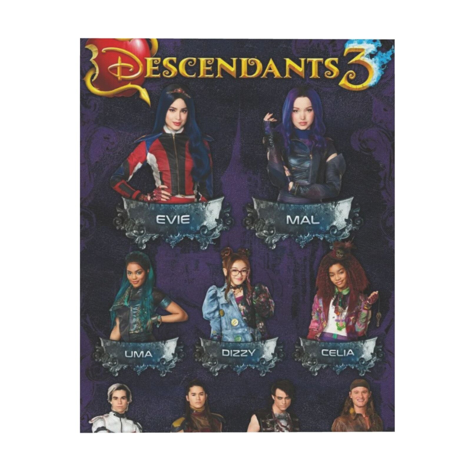 Movie Descendants Canvas Decorative Poster Unframed Wall Art Picture ...