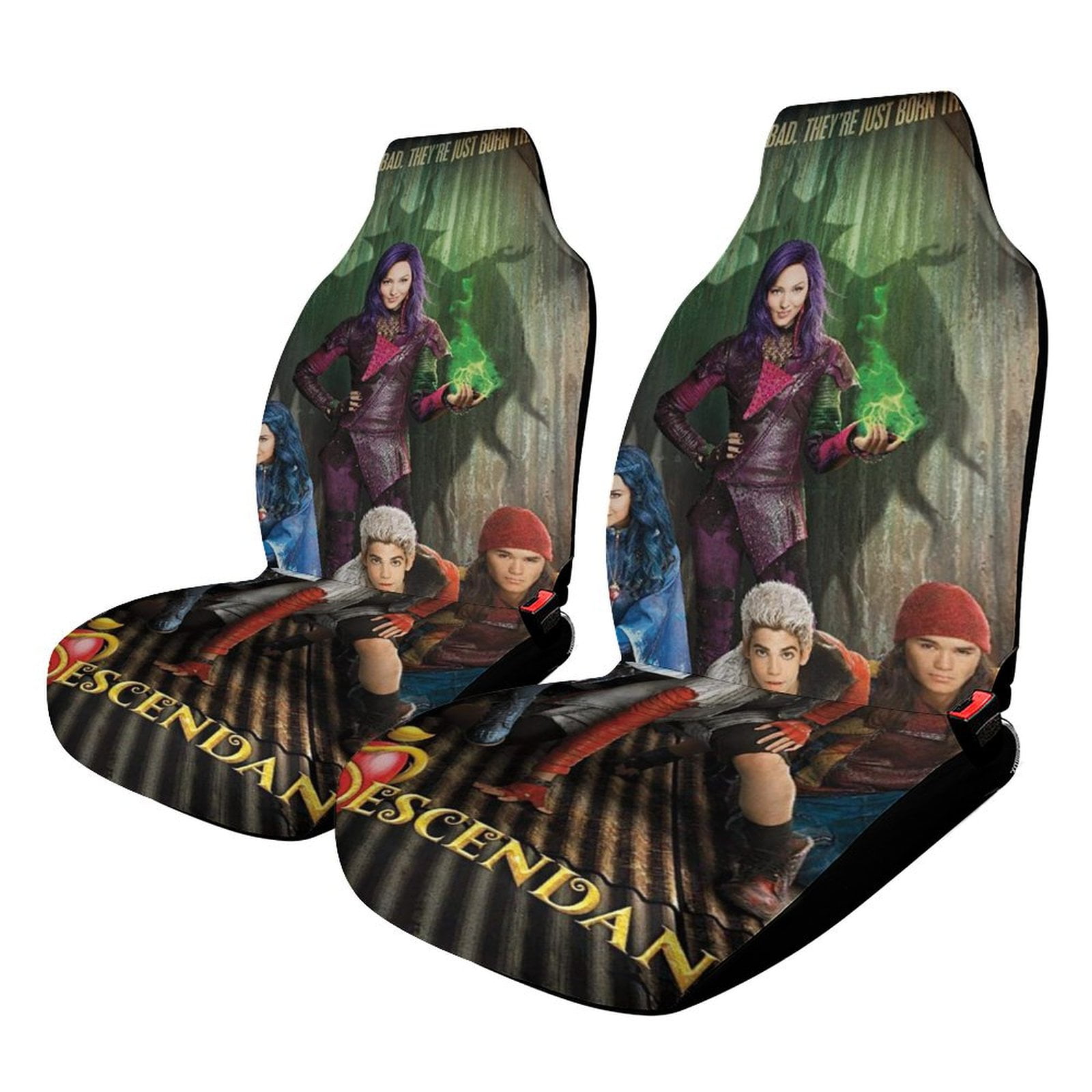 Movie Descendants Car Seat Covers Accessories Vehicle Front Seat ...
