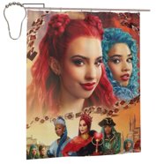 ELC Designs Fantasy Mermaid Shower Curtain, 72x72 Inch, Polyester ...