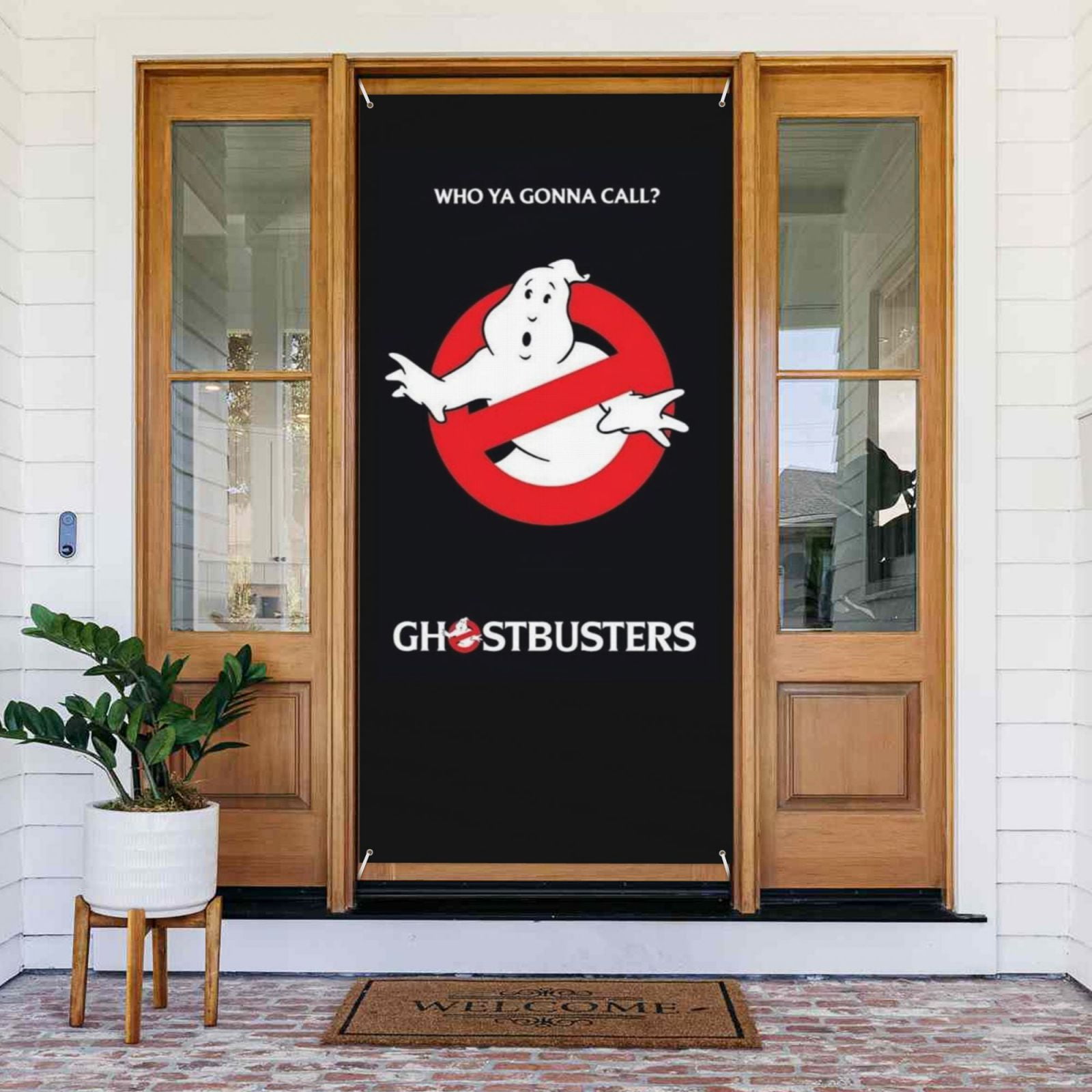 Movie Ghost-busters Door Cover Decorations Door Banner Porch Sign ...