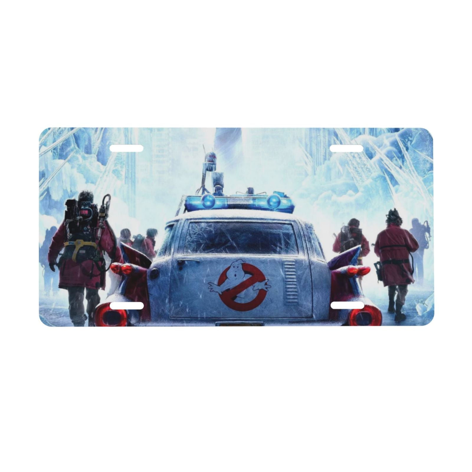 Movie Ghostbusters Frozen Empire License Plate Cover Aluminum Novelty ...