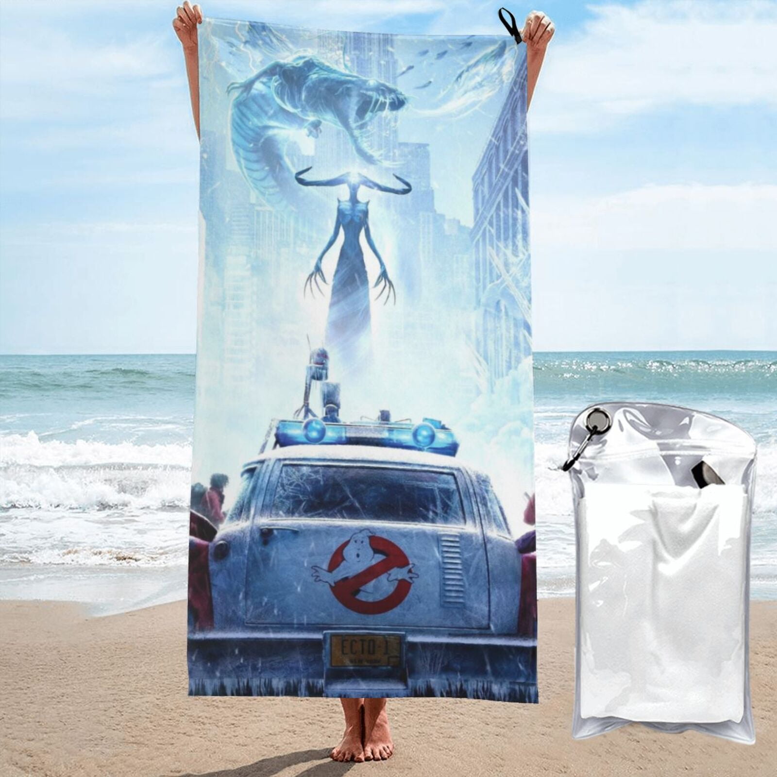Movie Ghostbusters Frozen Empire Quick Dry Bath Towel Lightweight Soft ...