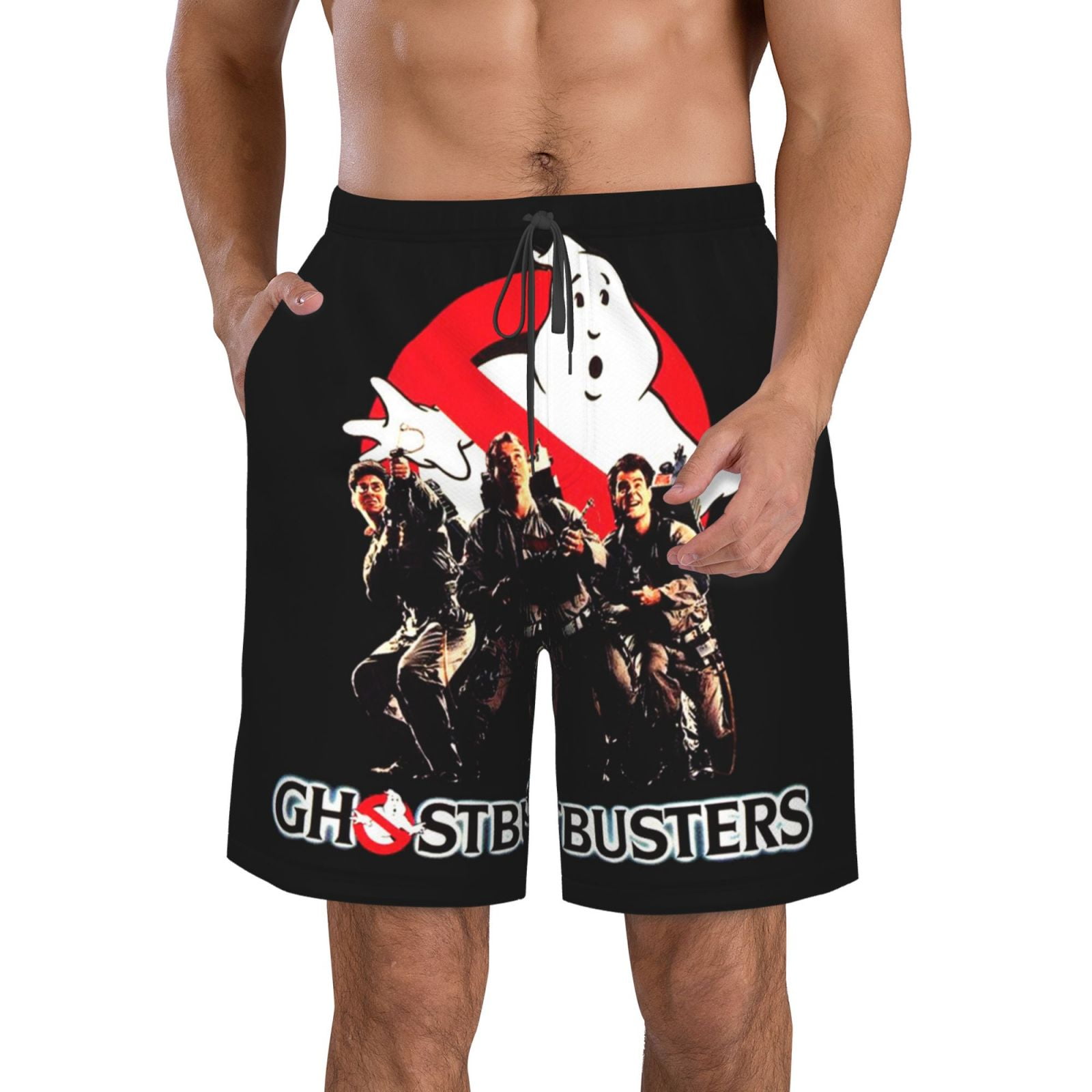 Movie Ghostbusters Men's Beach Shorts Swim Trunks Casual Quick Dry ...