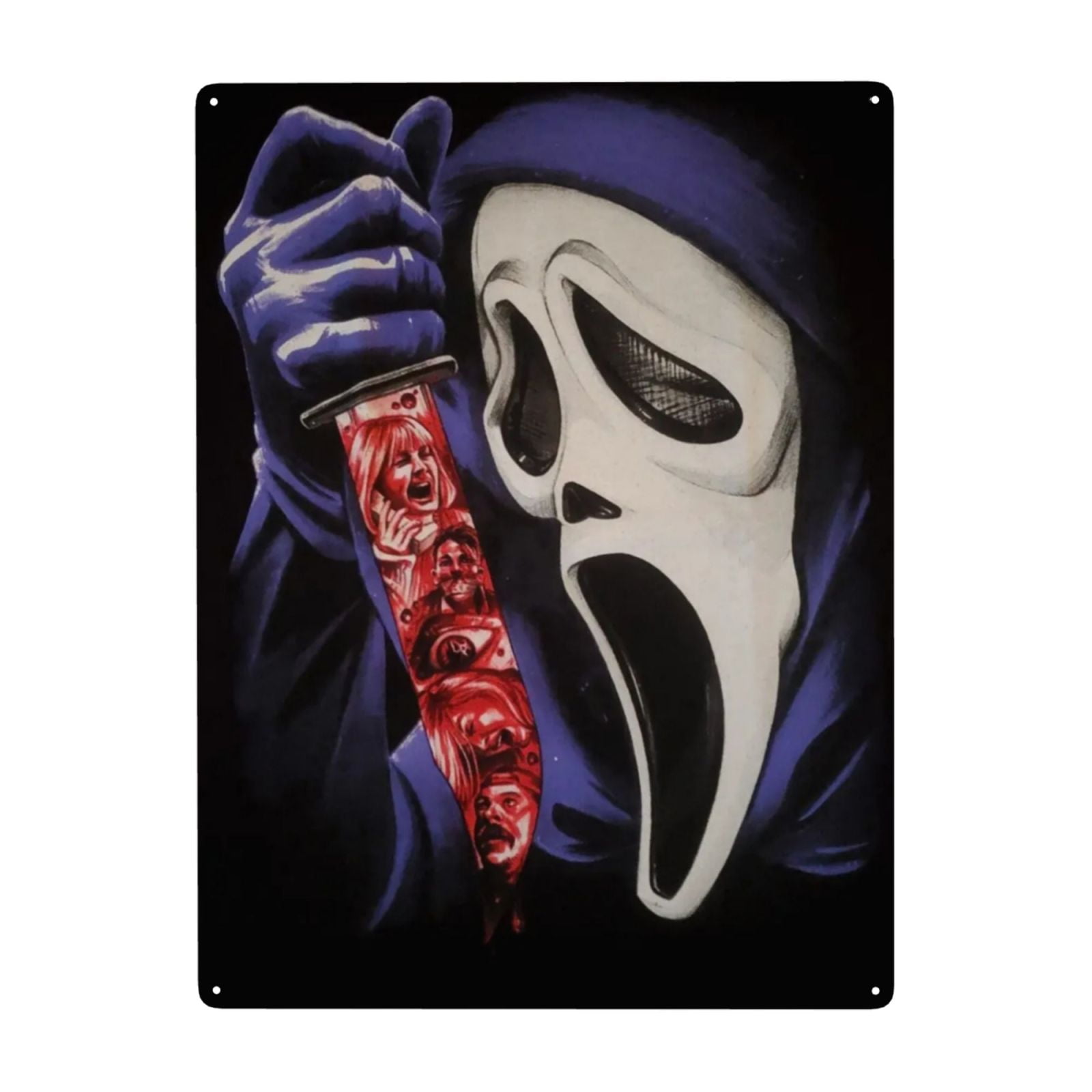 Movie Ghostface Scream Horror Metal Sign Decor 30x40cm Wall Art Sign ...