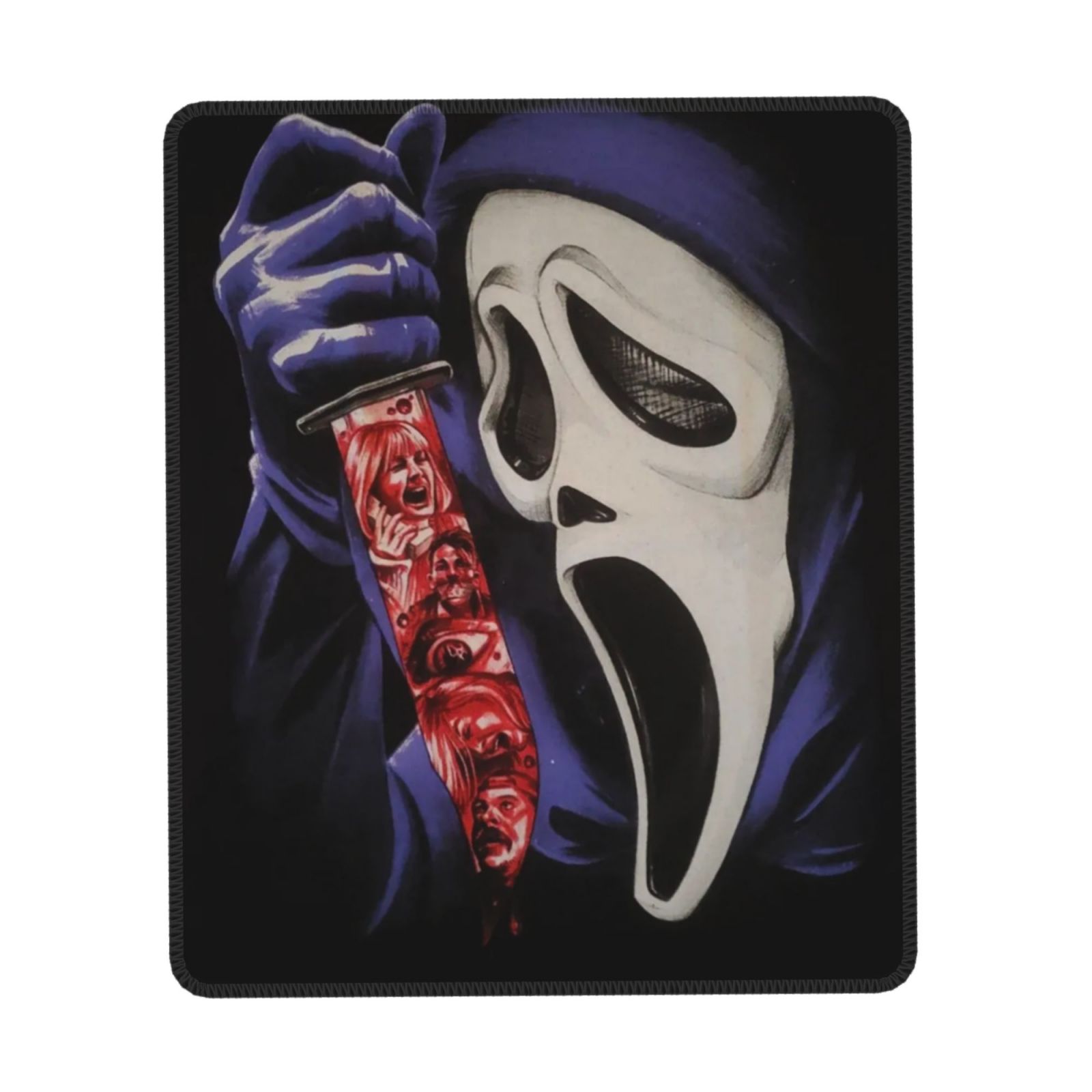 Movie Ghostface Scream Horror Mouse Pad Non-Slip Rubber Base Mousepad ...