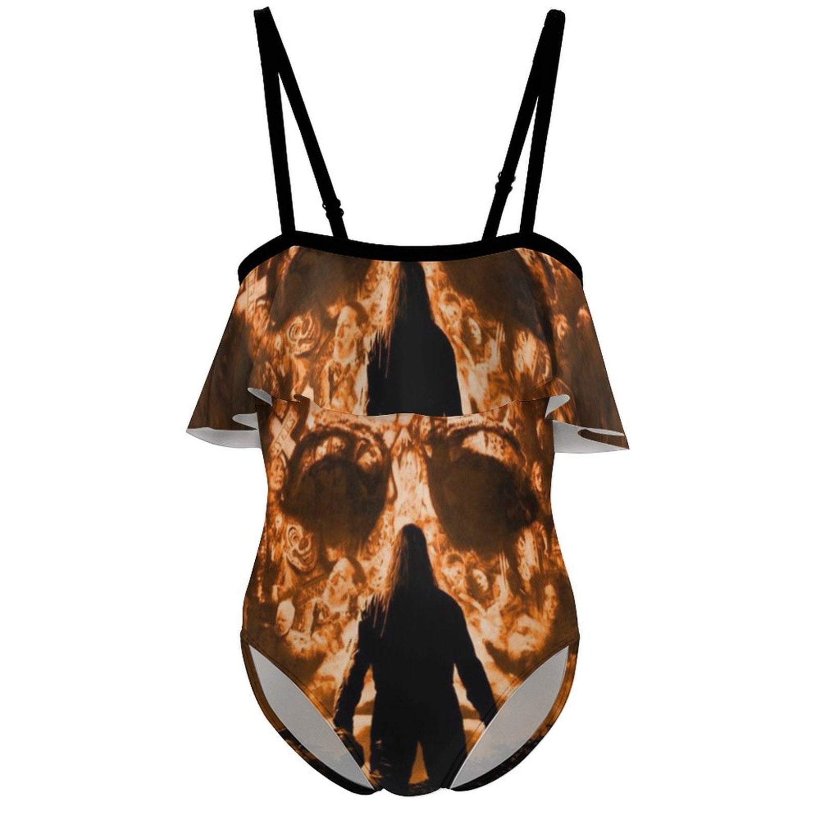 Movie Halloween Michael Myers Kids One-piece Swimsuit Adjustable Off ...