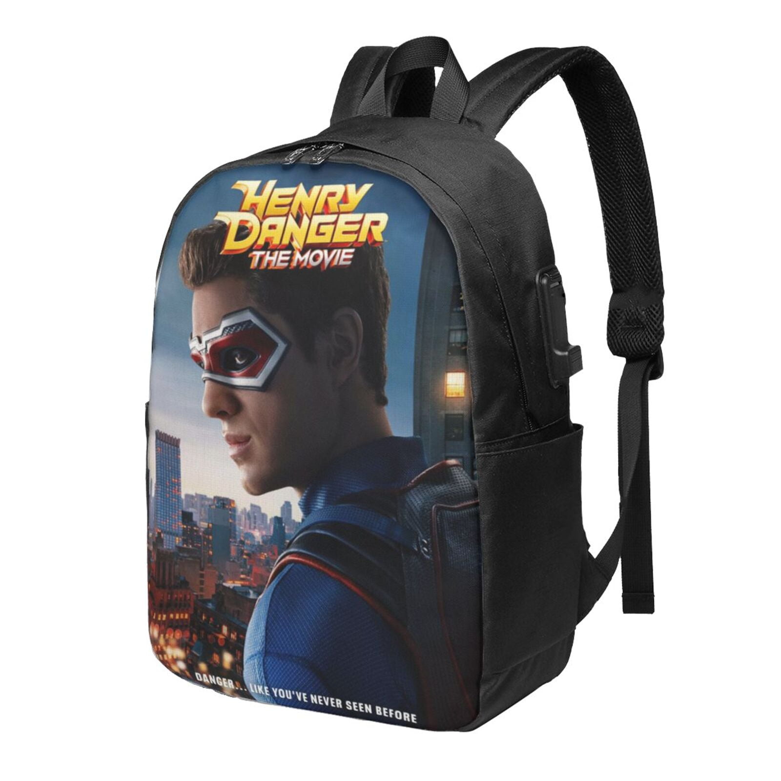 Movie Henry Danger School Backpack Laptop Bag Unisex Daypack Bookbag Satchel Rucksack Adjustable ...