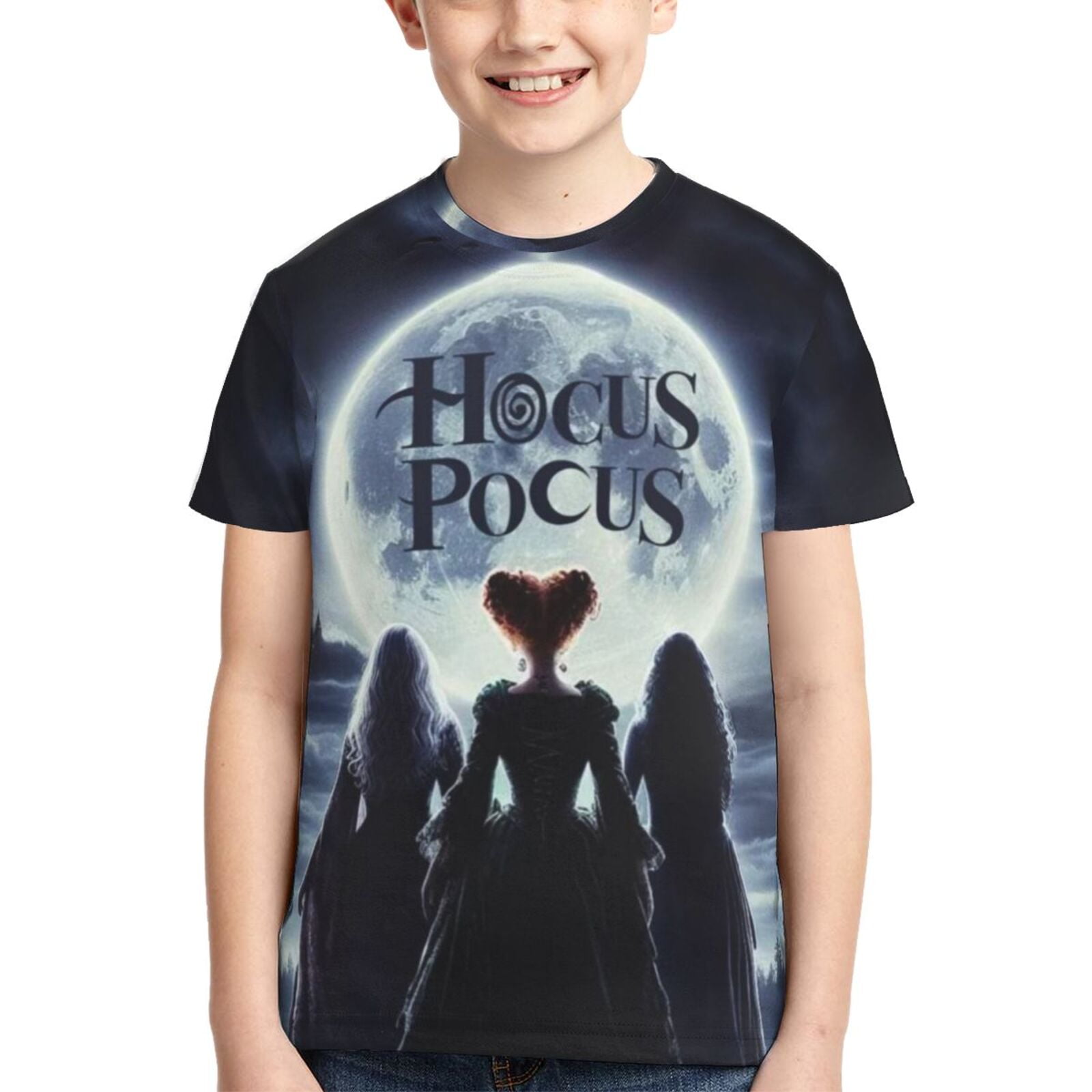 Movie Hocus Pocus 3d Printed T-Shirt Sorceress Tees for Boys and Girls ...