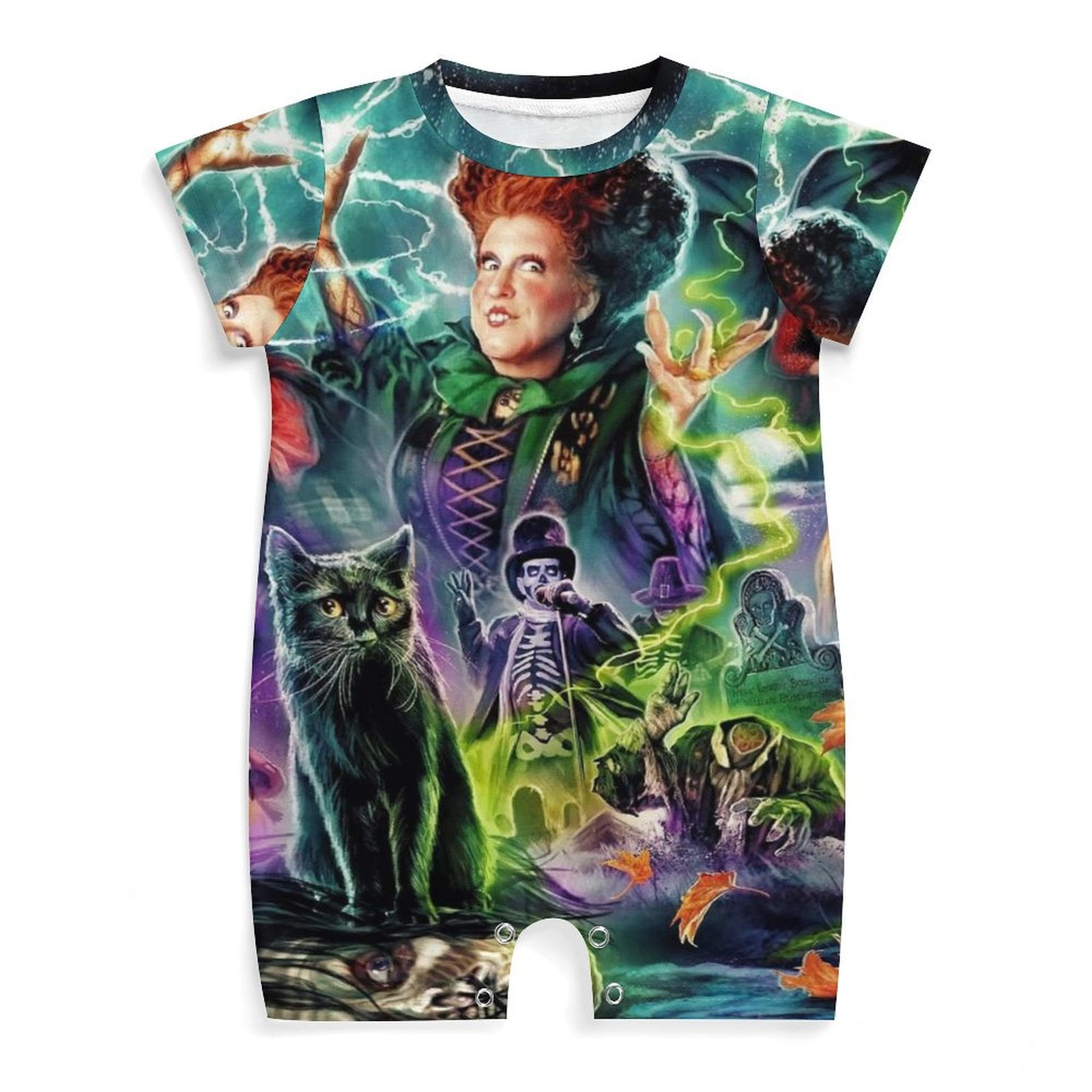 Movie Hocus Pocus Baby Romper Jumpsuit Summer Short Sleeve One-Piece ...