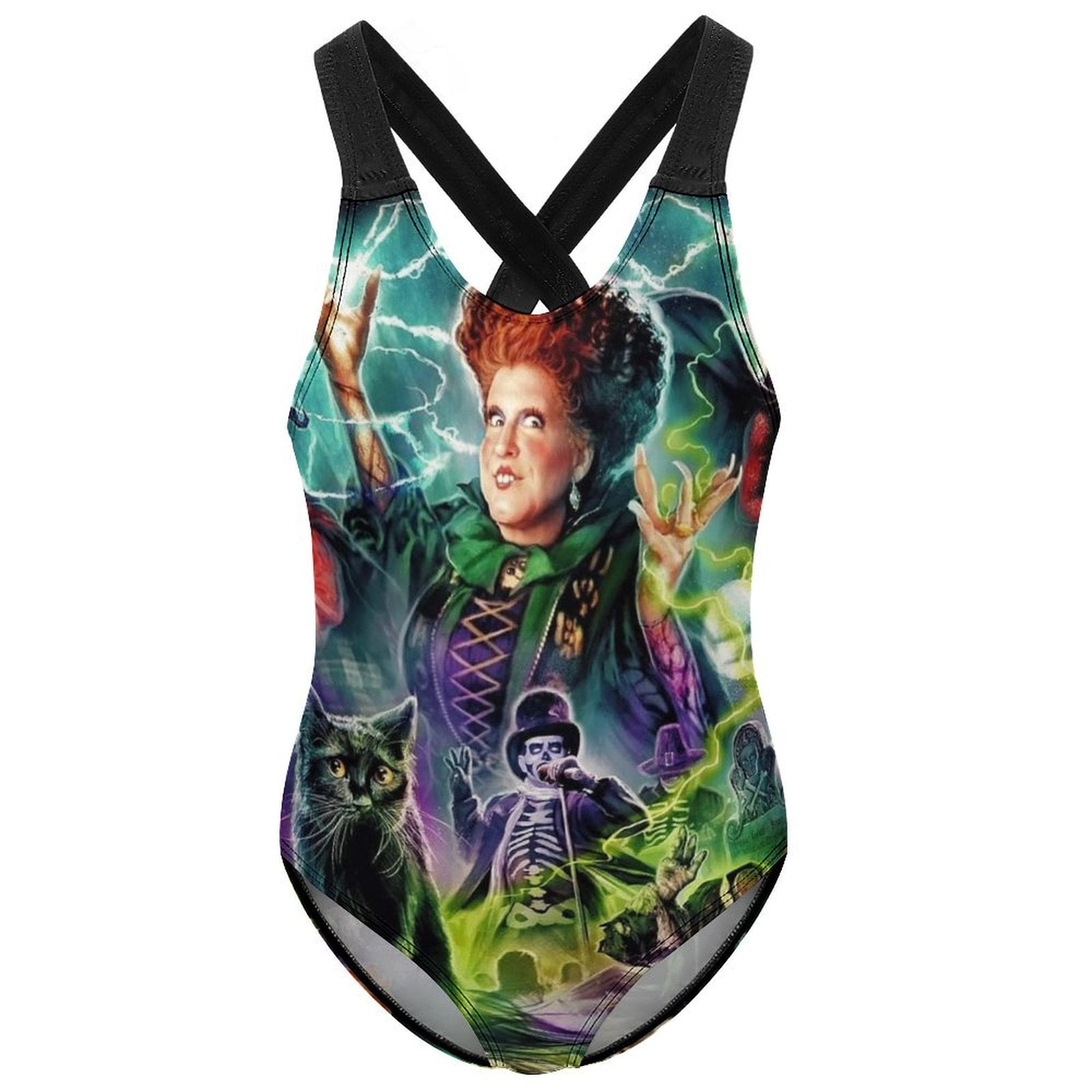 Movie Hocus Pocus Children's One-piece Swimsuit Summer Girl's Swimming ...