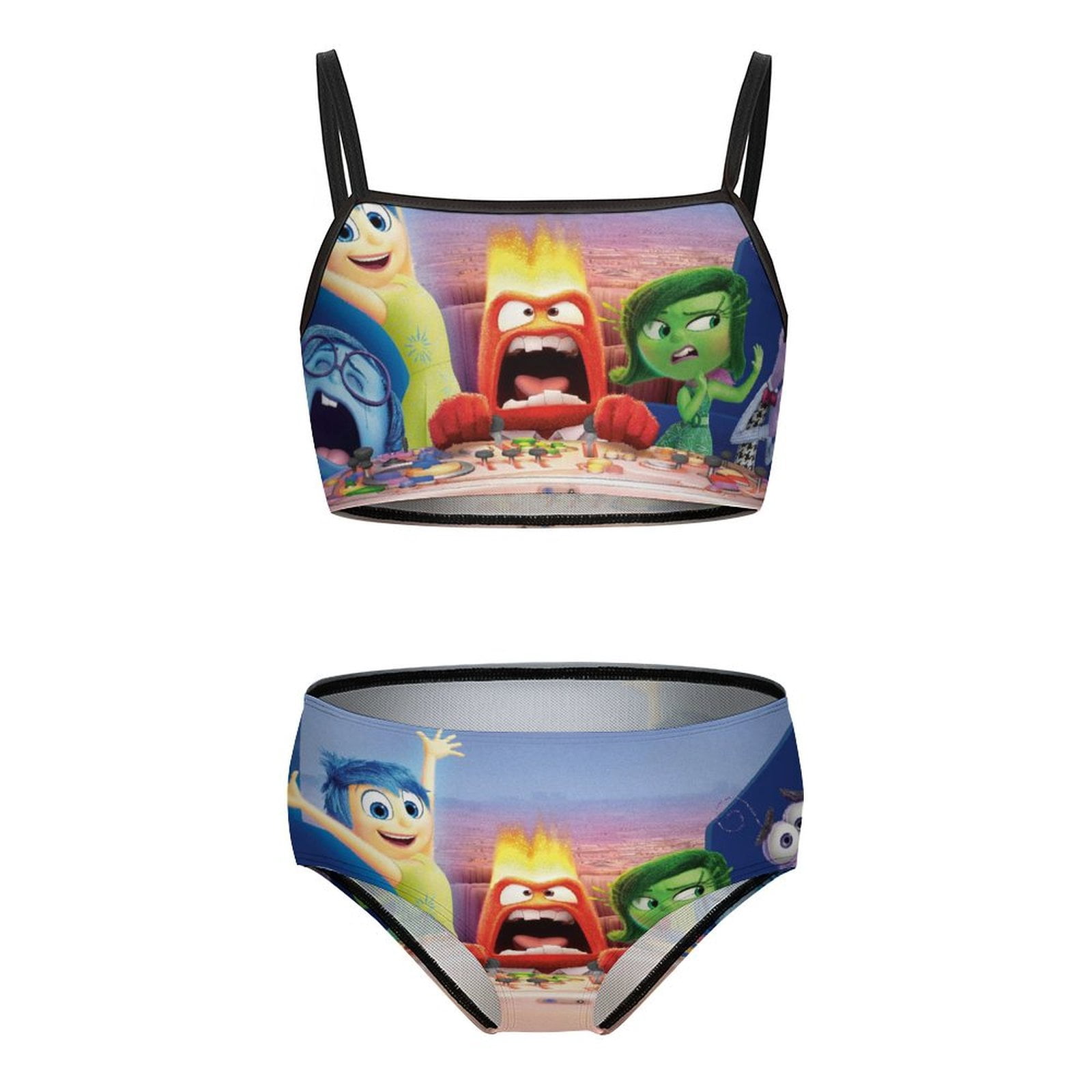 Movie Inside Out Children's Swimsuit Girls Swimwear 2 Piece Bikini Sets ...
