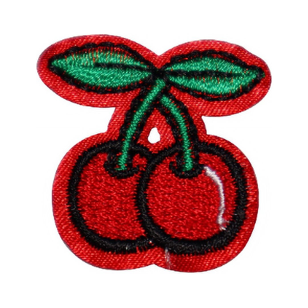 Movie Inspired Red, Green, and Black Cherry Sewing Patches & Appliques ...
