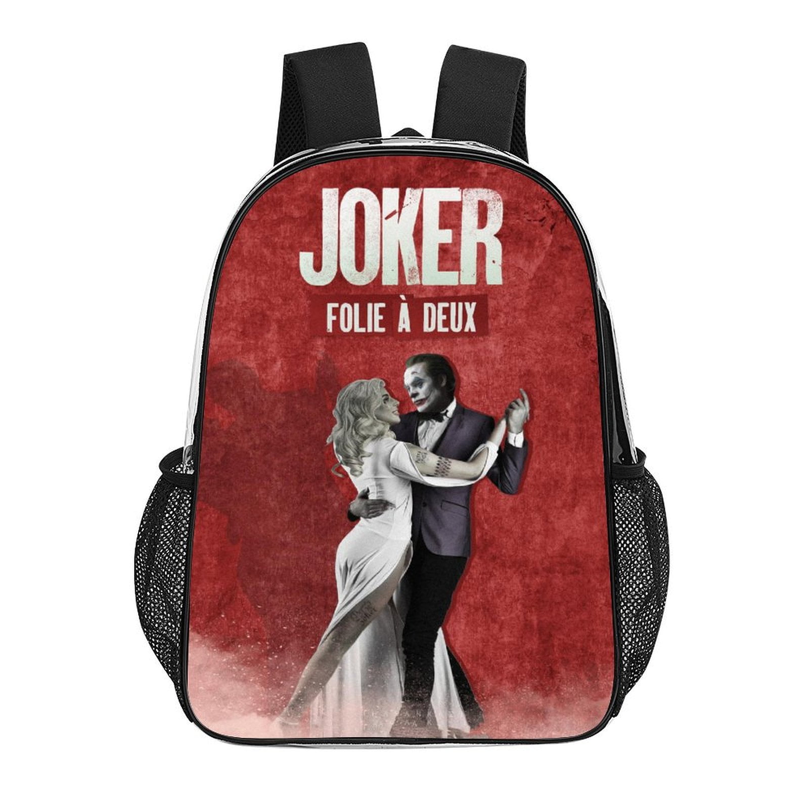 Movie Joker Folie A Deux Clear Backpack Transparent Bag 17 Inch Large ...