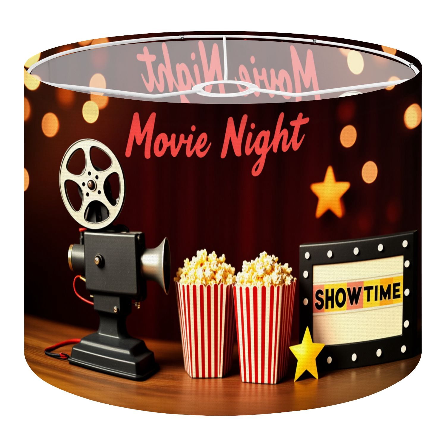 Movie Linen Drum Lampshades Retro Movie Posters Theater Old Movie ...
