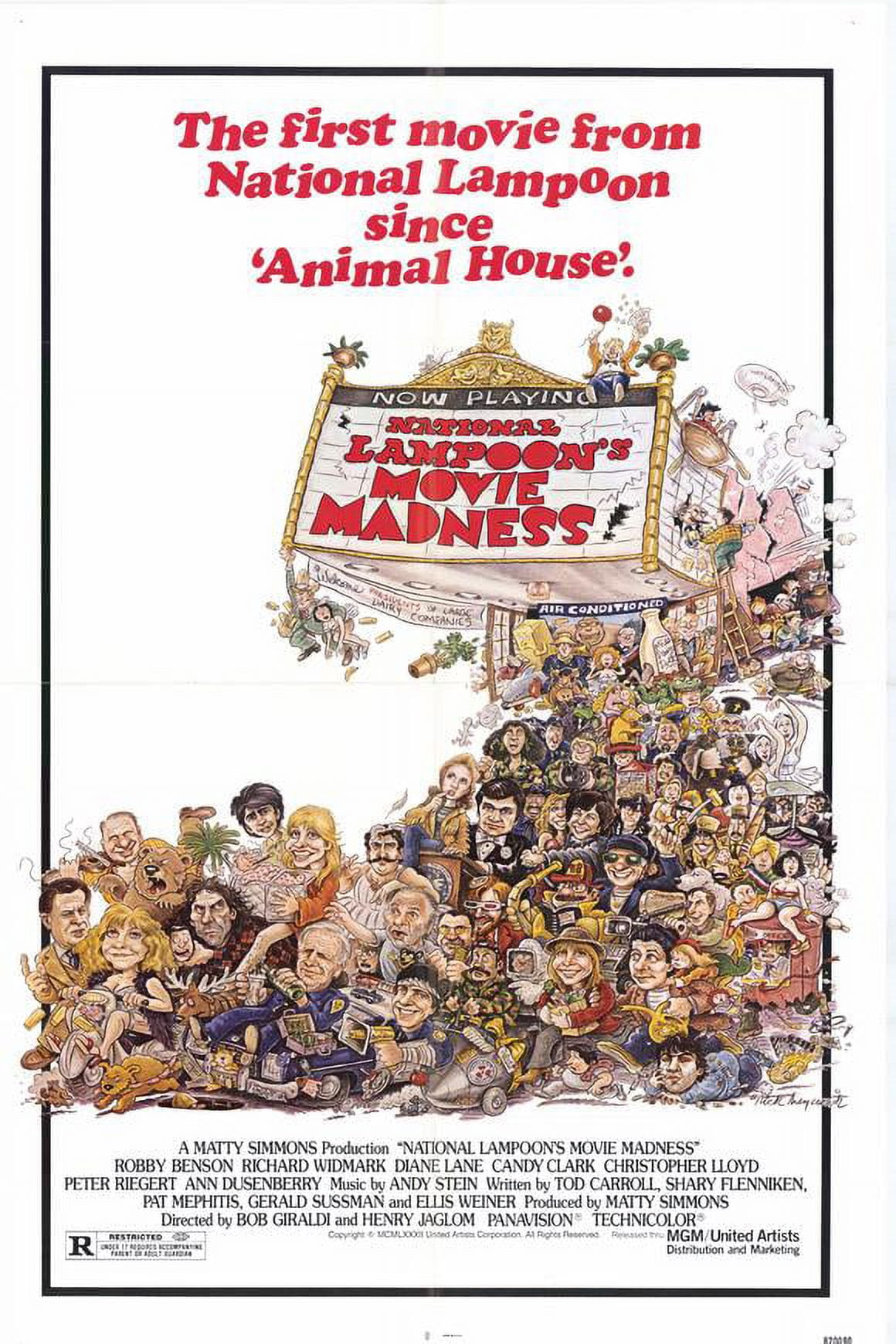 Movie Madness - movie POSTER (Style A) (27" x 40") (1982) - Walmart.com