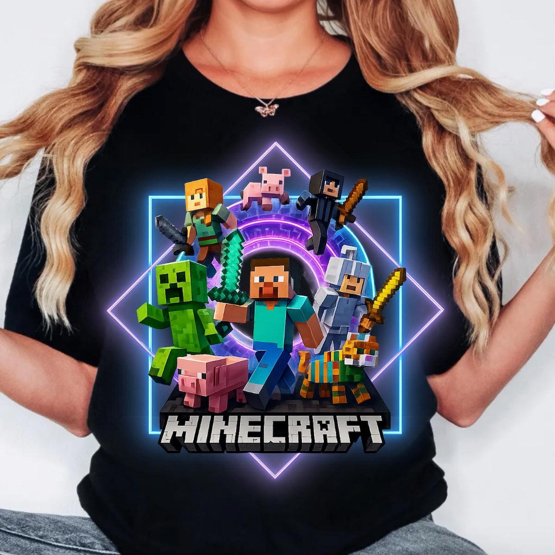 Movie Main Characters Group Shot Cartoon Style Game Character Shirt ...