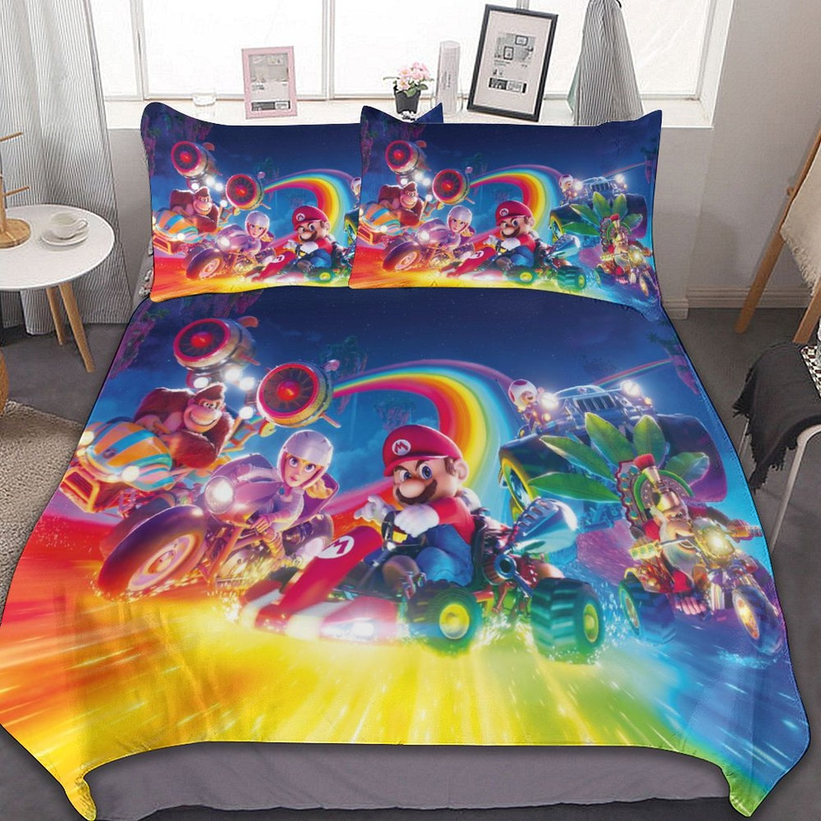 Movie Mario 3 Piece Bedding Sets Decor Comforter Sets With One Duvet ...