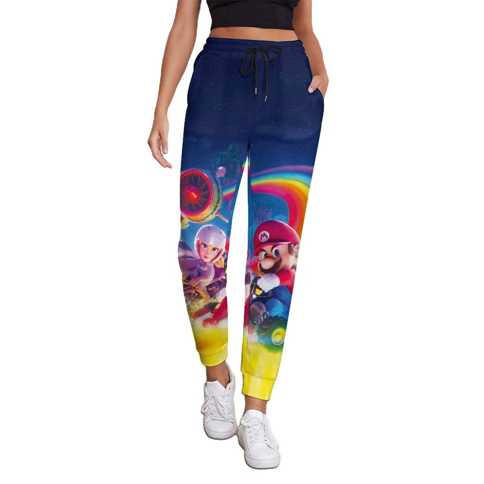 Movie Mario Womens Sweatpants Joggers Pants Trousers 3D Printing ...