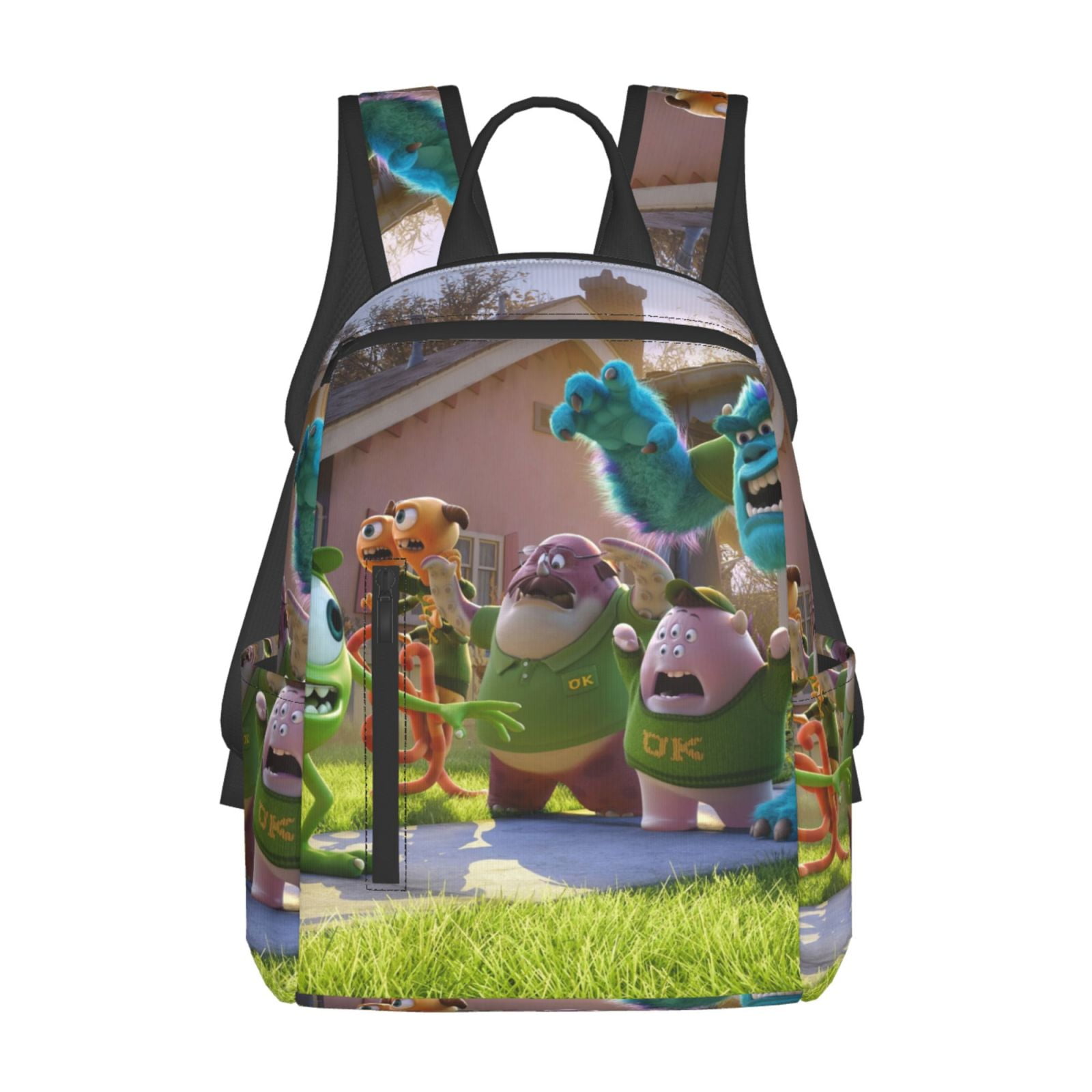 Movie Monsters University Backpack Unisex Daypack Adjustable ...