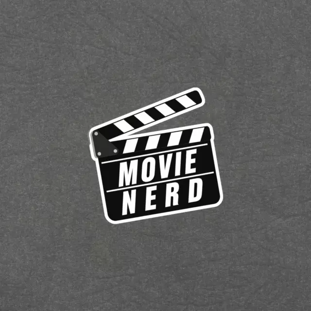 Movie Nerd Clapperboard Sticker - Film Buff Gift Idea, Cinema Lover ...