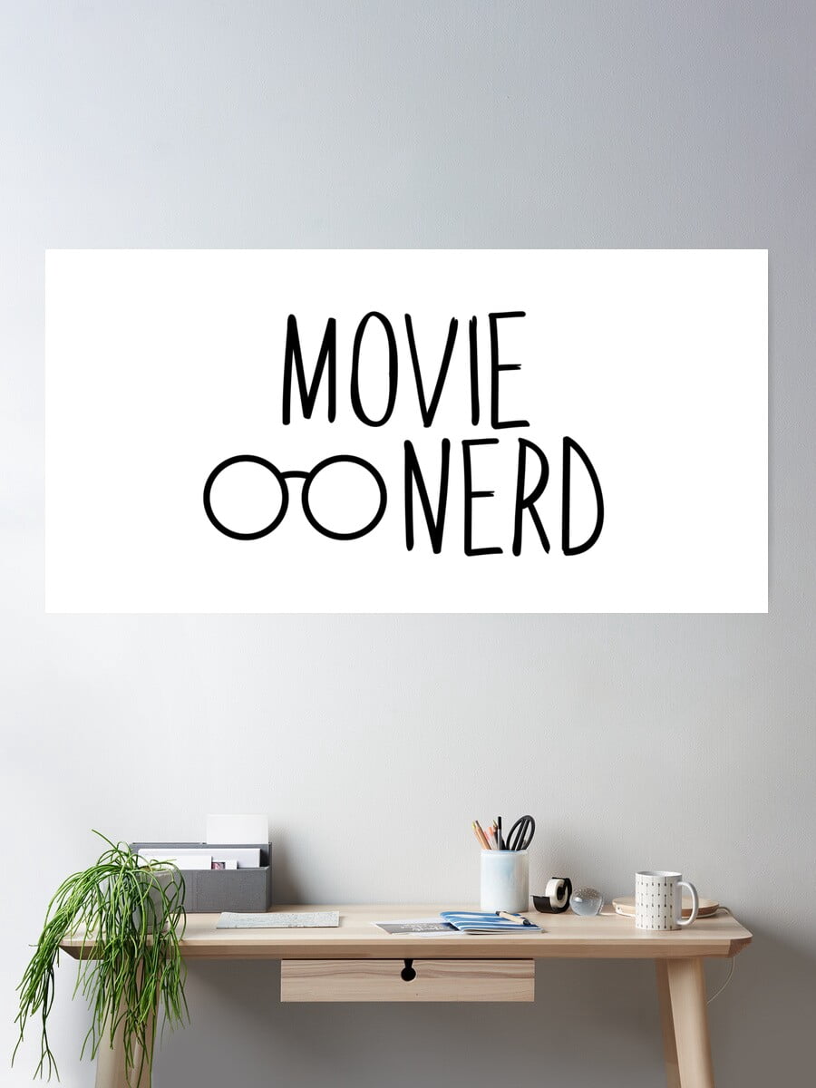 Movie Nerd Poster Wall Art, Modern Wall Decor For Living Room Bedroom ...