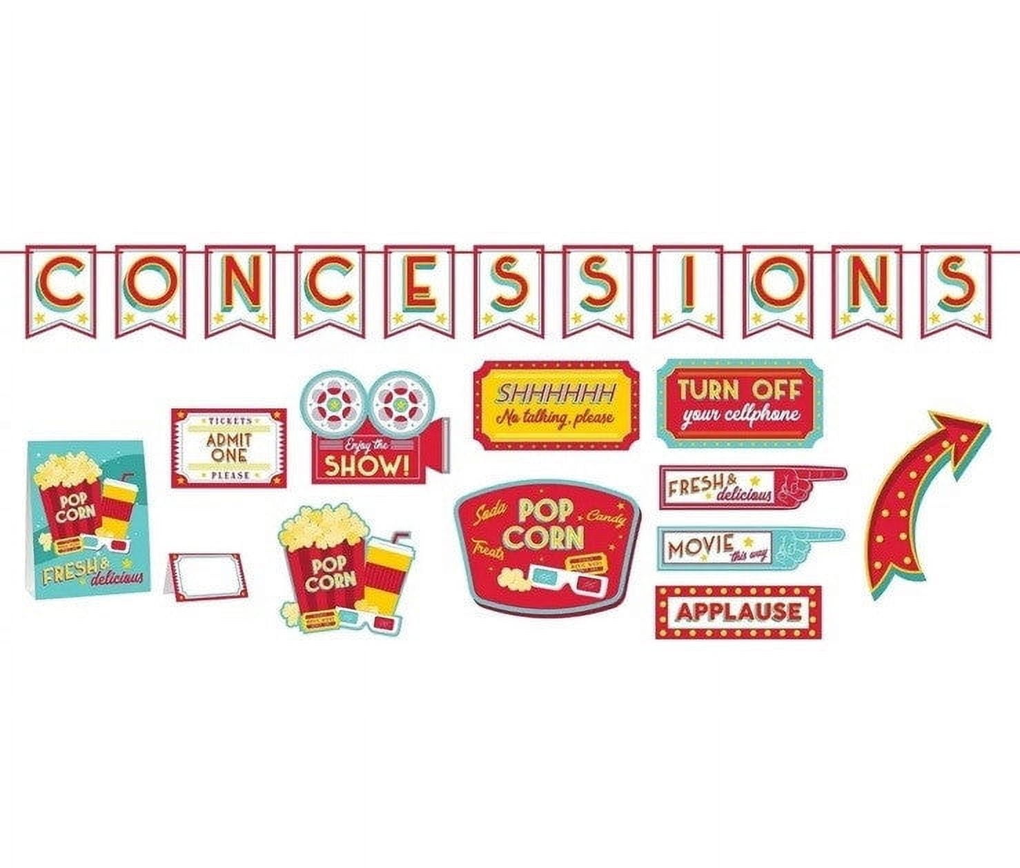 Movie Night Decorating Kit - Walmart.com