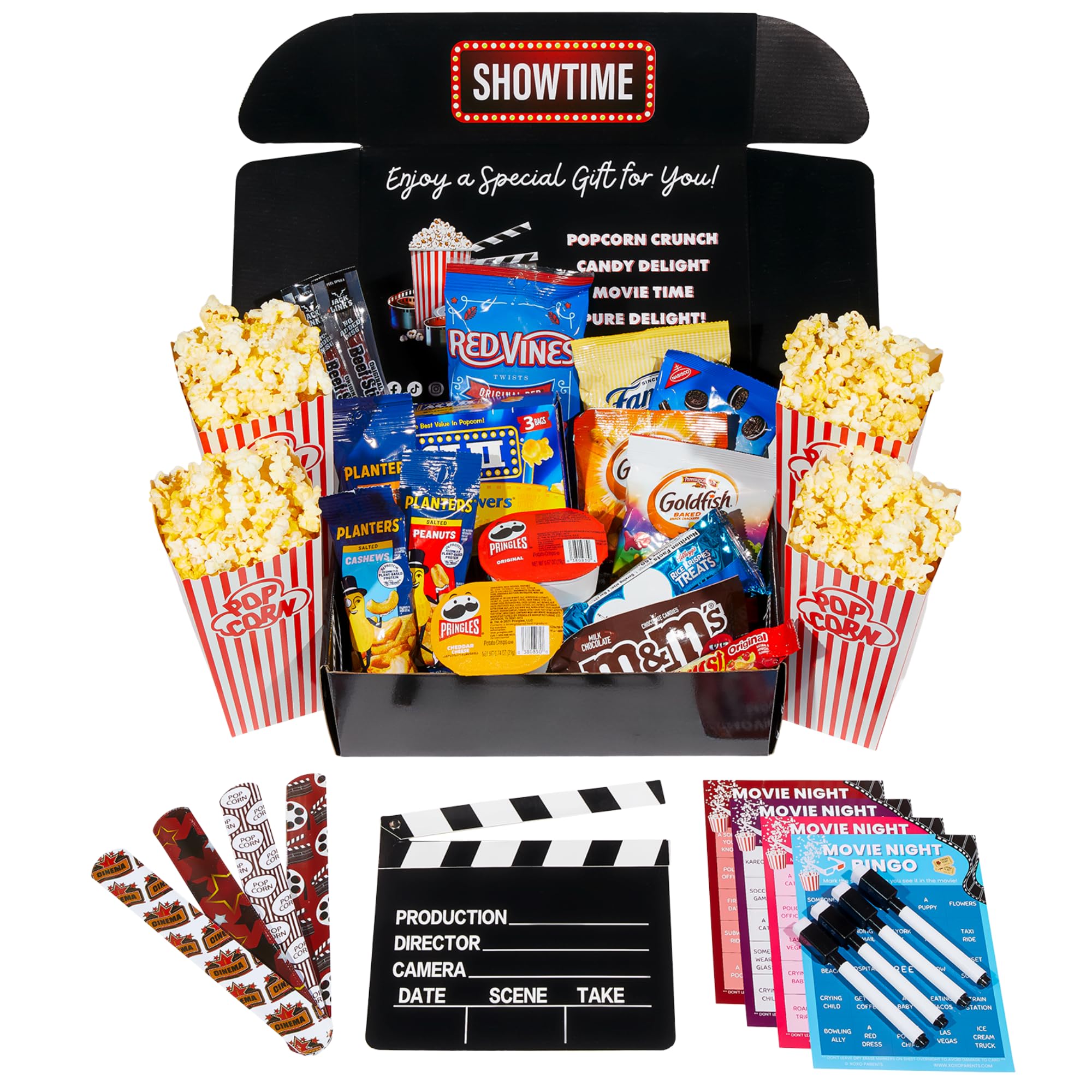 Movie Night Gift Set HYZ01 - Movie Gift for Popcorn, Candy, Snacks ...