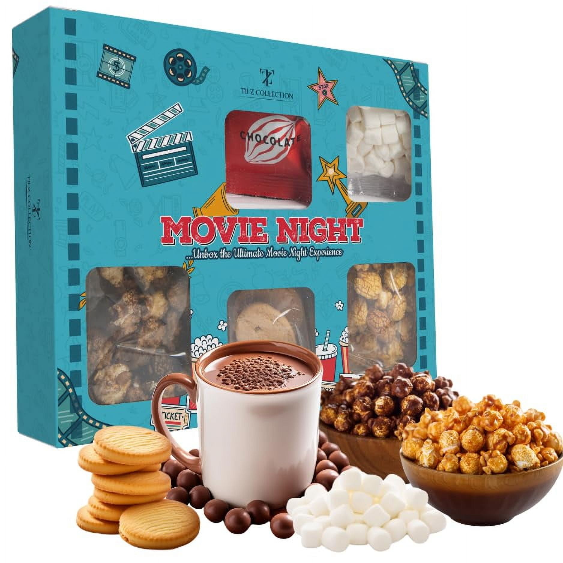 Movie Night Hamper Snack RRF12 Box, Movie Night sweets Sweets Gift Box ...