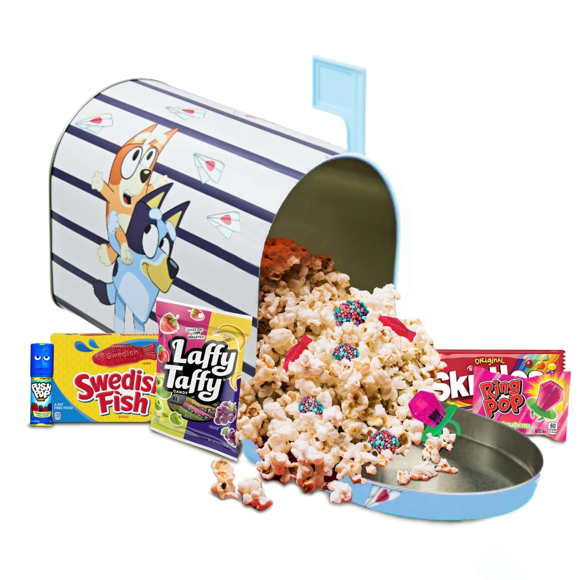 Movie Night Mailbox Popcorn & Candy Gift Basket – The Perfect Valentine ...
