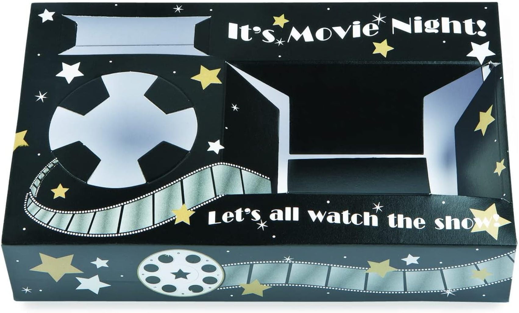 Movie Night Snack Trays Hold Popcorn, Box of Candy and Drink for Movie ...