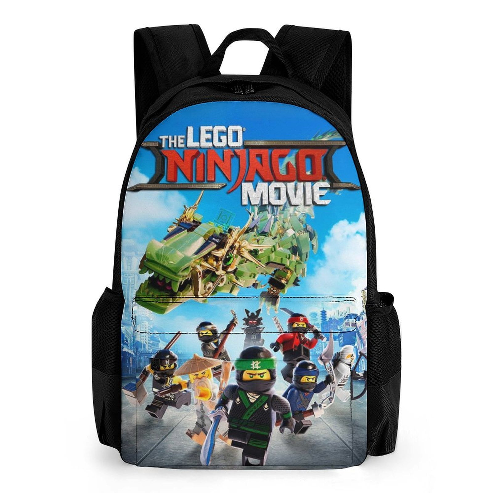 Movie Ninjago Backpack Laptop Bag Student Satchel Schoolbag Bookbag ...